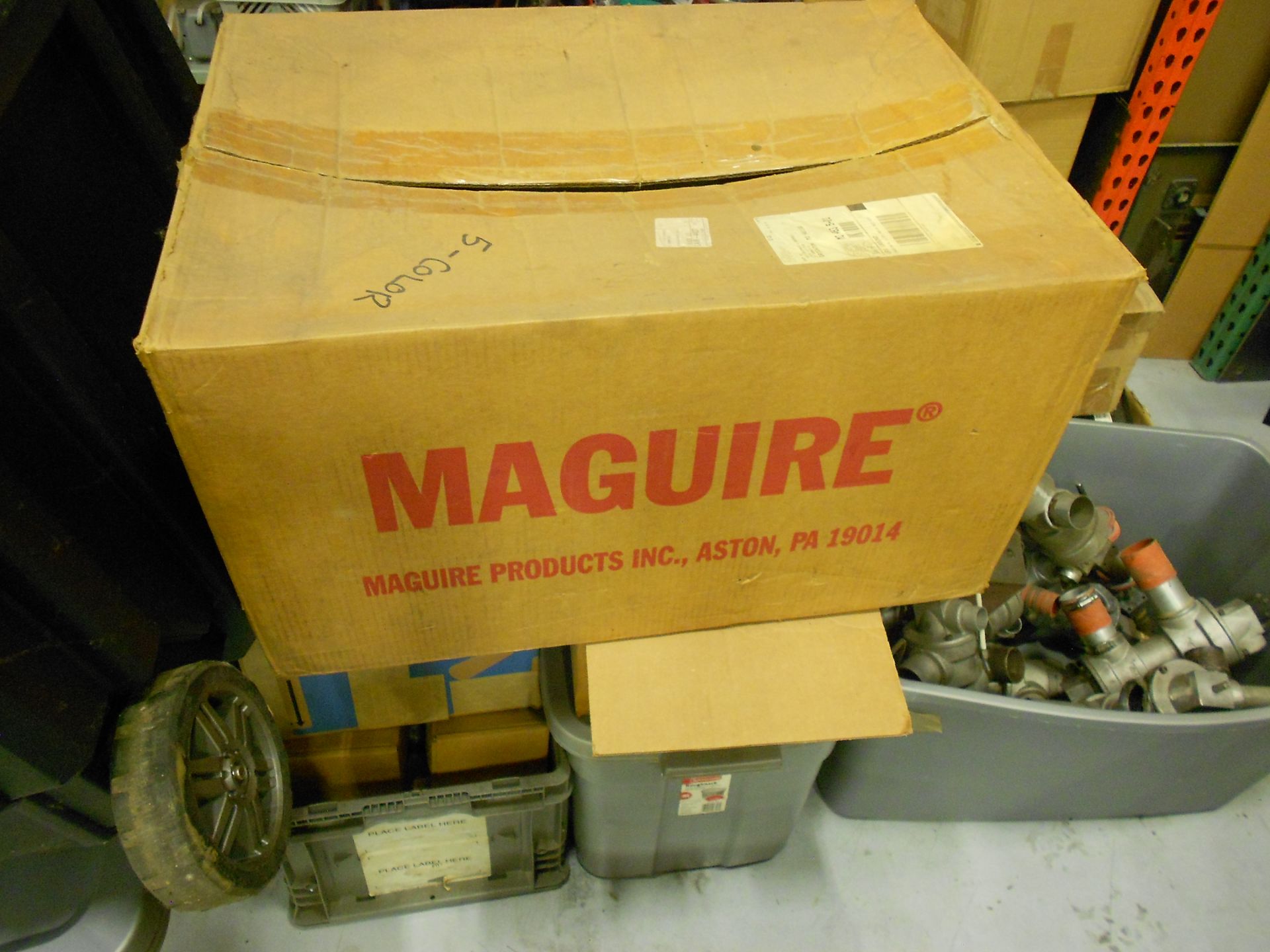 Husky Model: Large Husky Toolbox (empty), Repair Parts, Pipe Fittings ...