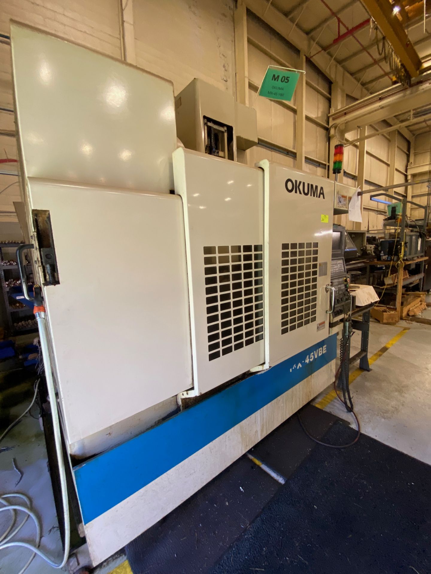 Okuma Model: MX-45VBE CNC Mill / with 30 kva transformer mounted on ...