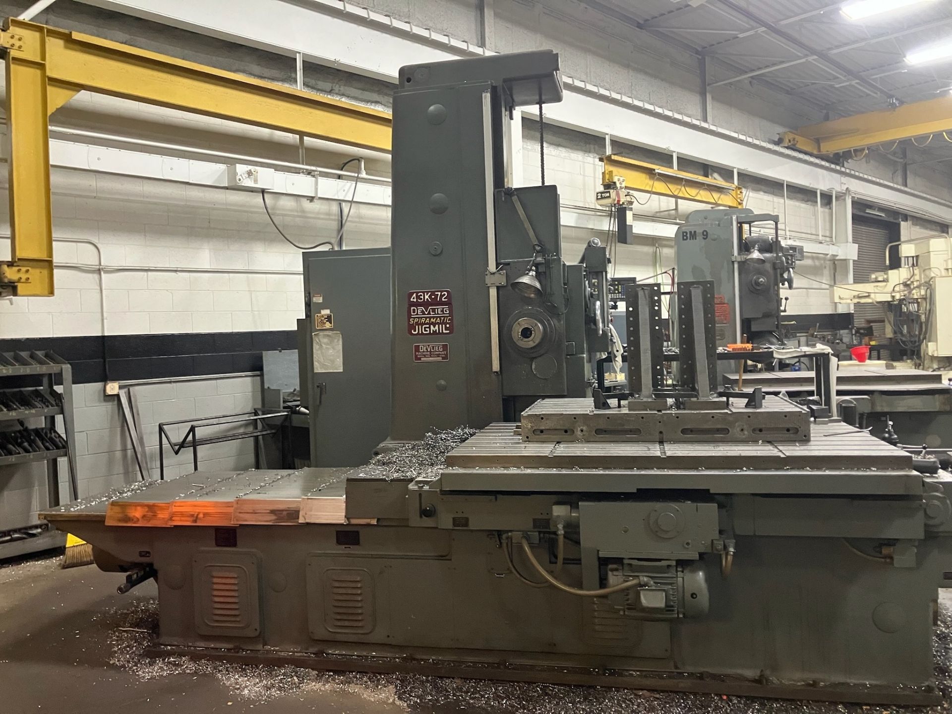 Devleig Spiramatic Jigmill Model 43K-72, Serial 10068 (includes ...