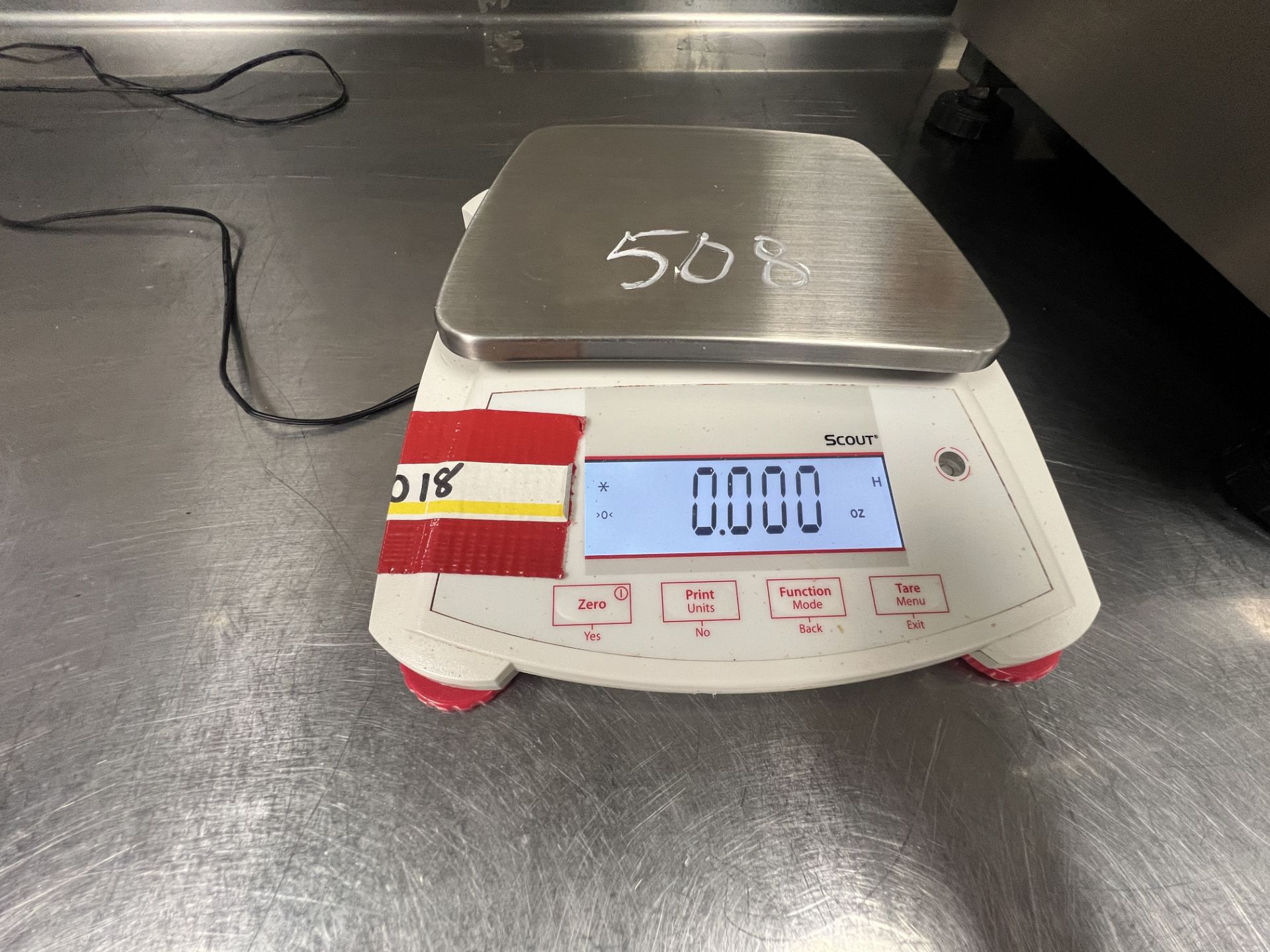 (2) Scales (1) Ohaus Scale, Model T31P, 60 x 0.02 Pound, (1) Ohaus ...