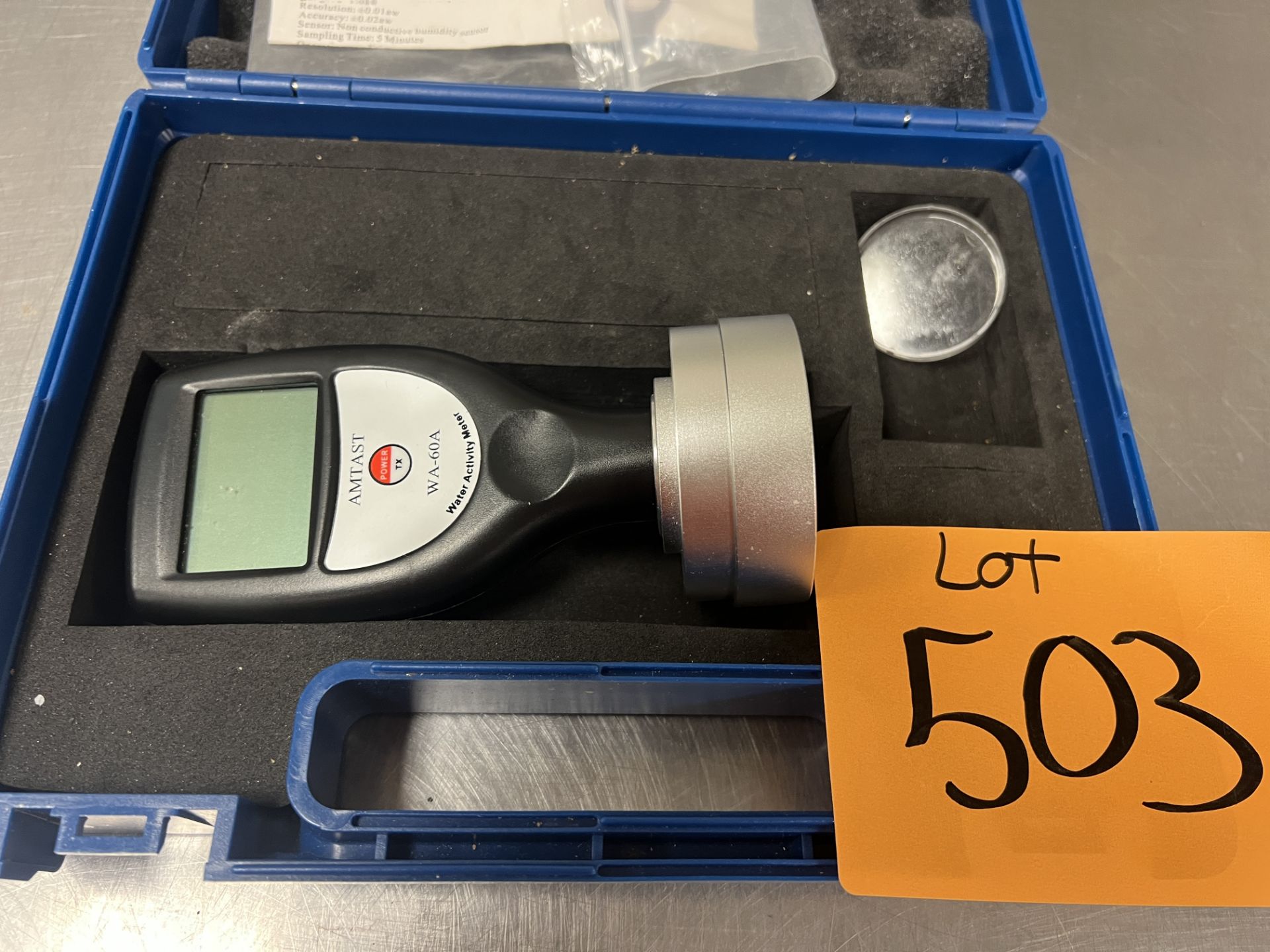 AMTAST WA60A Water Activity Meter Range of 0.00–1.00 aw, ±0.02 aw ...
