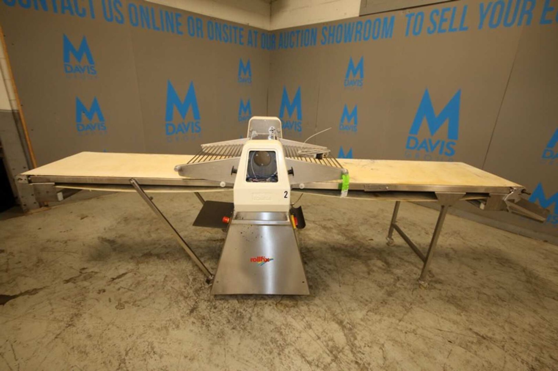 Fritsch 25 W S/S Bakery Dough Sheeter, Model 60 / 650E, Mach No. 02008 ...