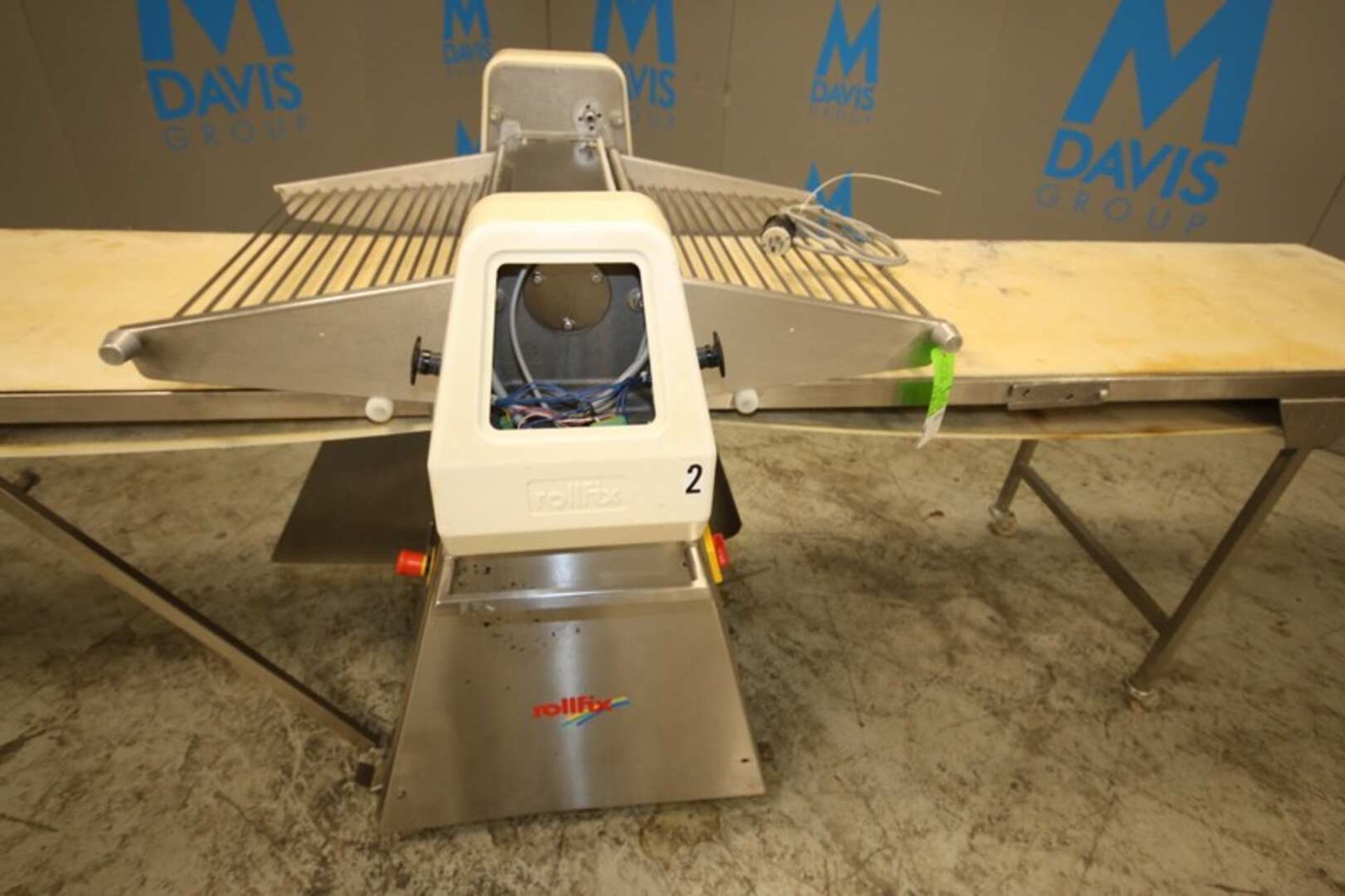 Fritsch 25 W S/S Bakery Dough Sheeter, Model 60 / 650E, Mach No. 02008 ...