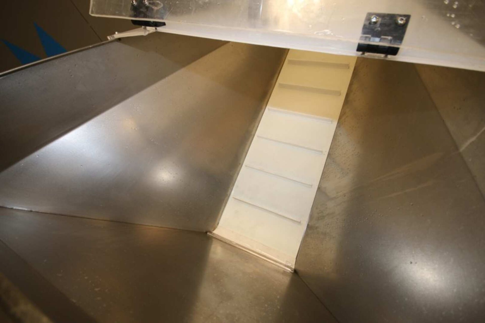 Capmatic 70" L Inclined Cap Hopper, 44" L x 35" W x 28" D Hopper with ...