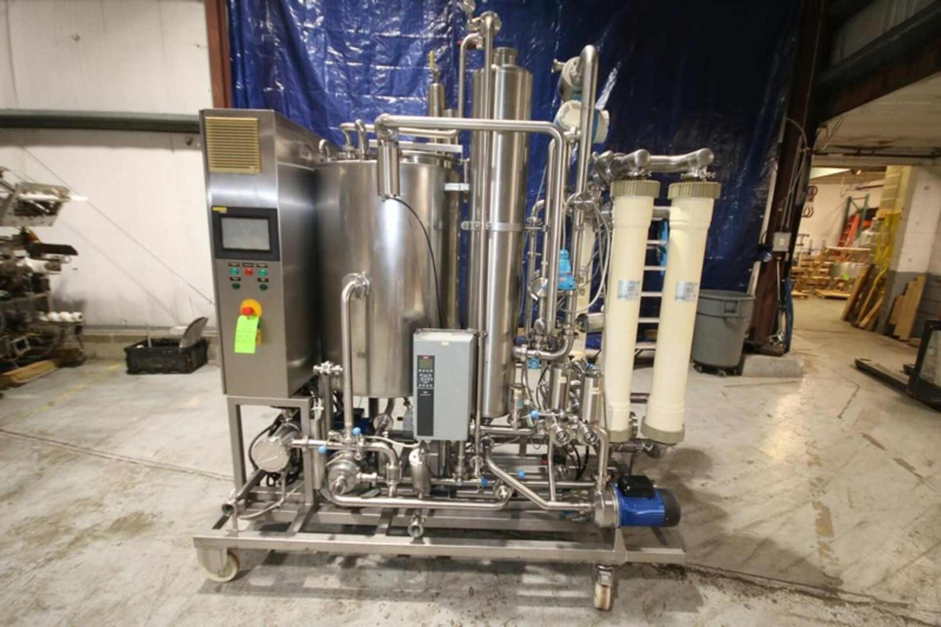 PALL S/S Filtration Skid, Model 3X400V+PE/50HZ, S/N 043623, with (4) 44 ...