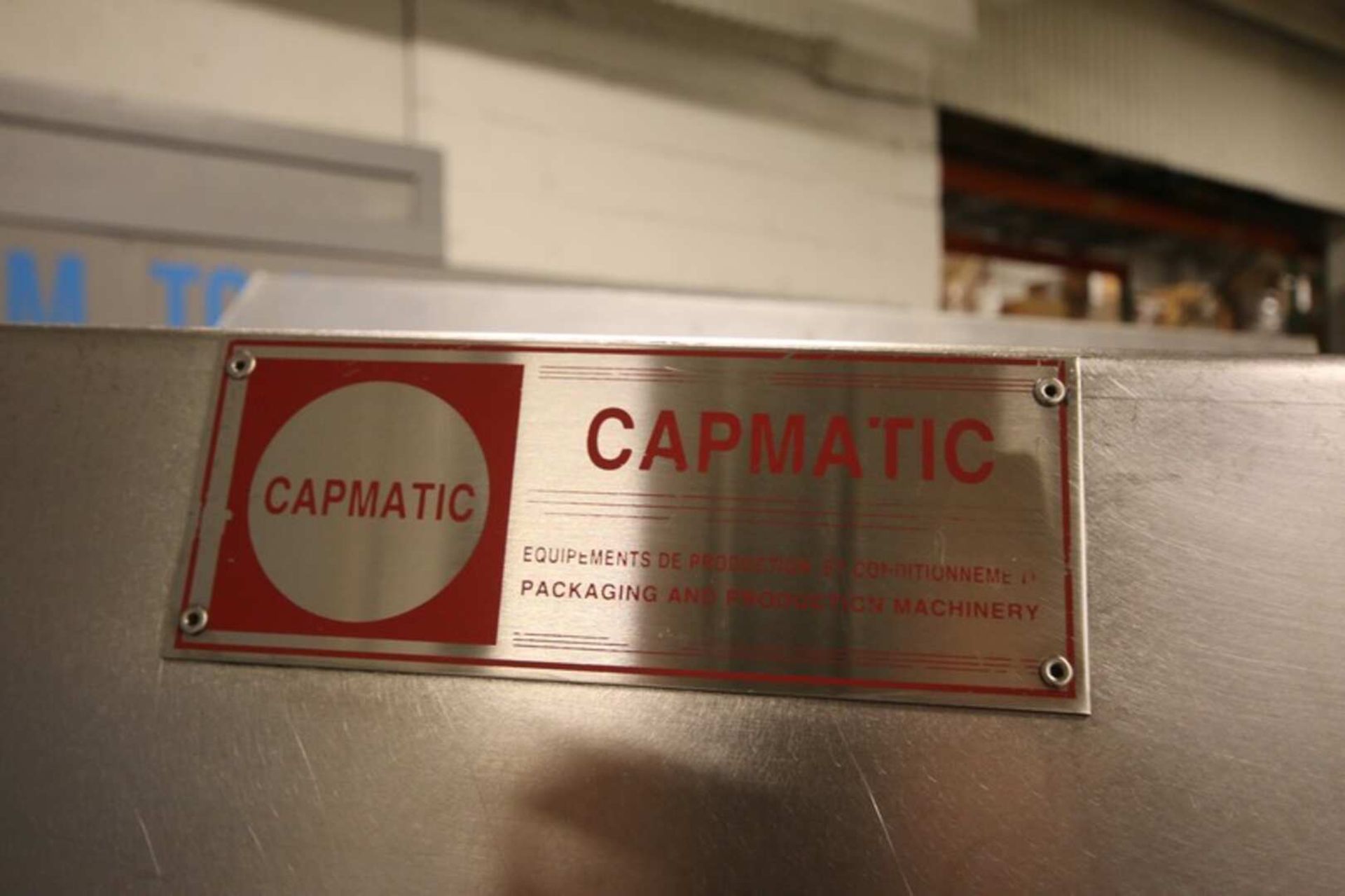 Capmatic 70" L Inclined Cap Hopper, 44" L x 35" W x 28" D Hopper with ...