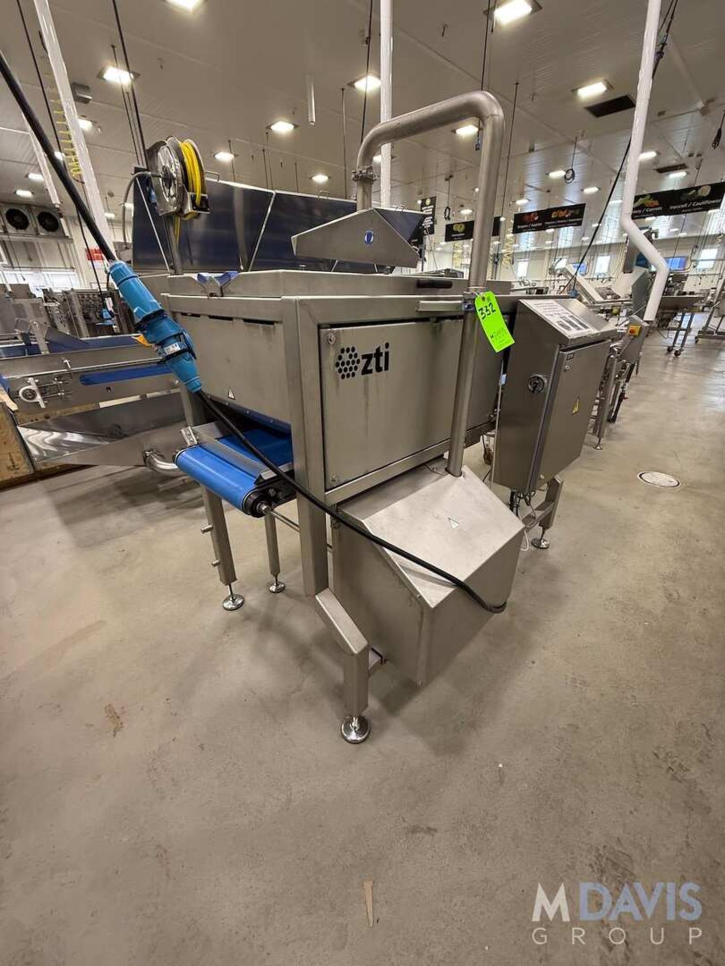 2017 ZTI GRAPE DESTEMMER, MODEL GDM35-23-X-6-1, S/N 930115-131383-42 ...