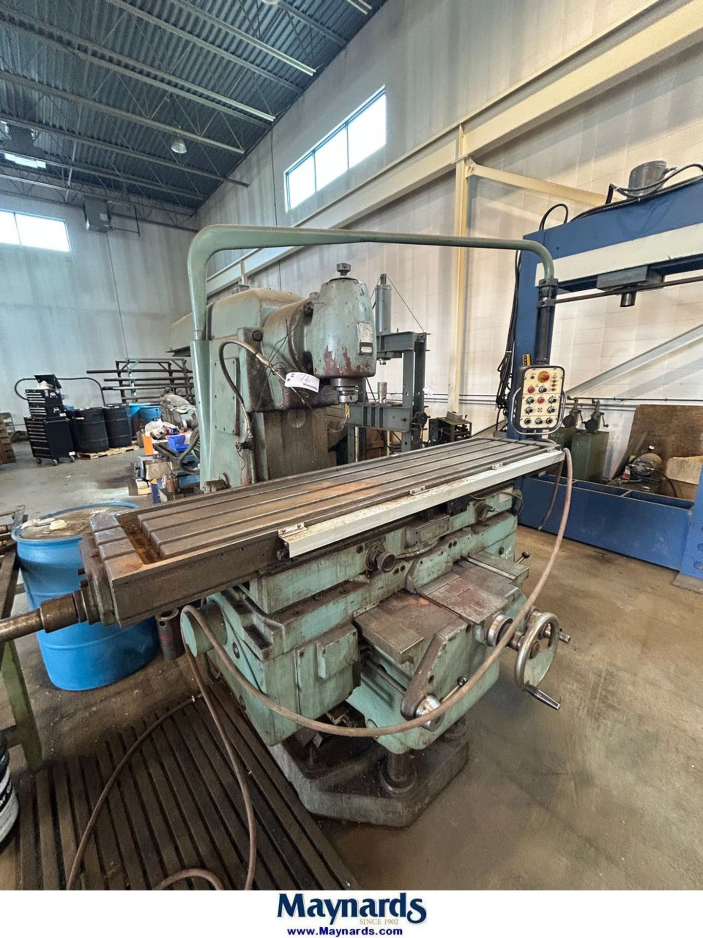 Tos FA5B Vertical Milling Machine 17 3/4"x 78 1/2" Table