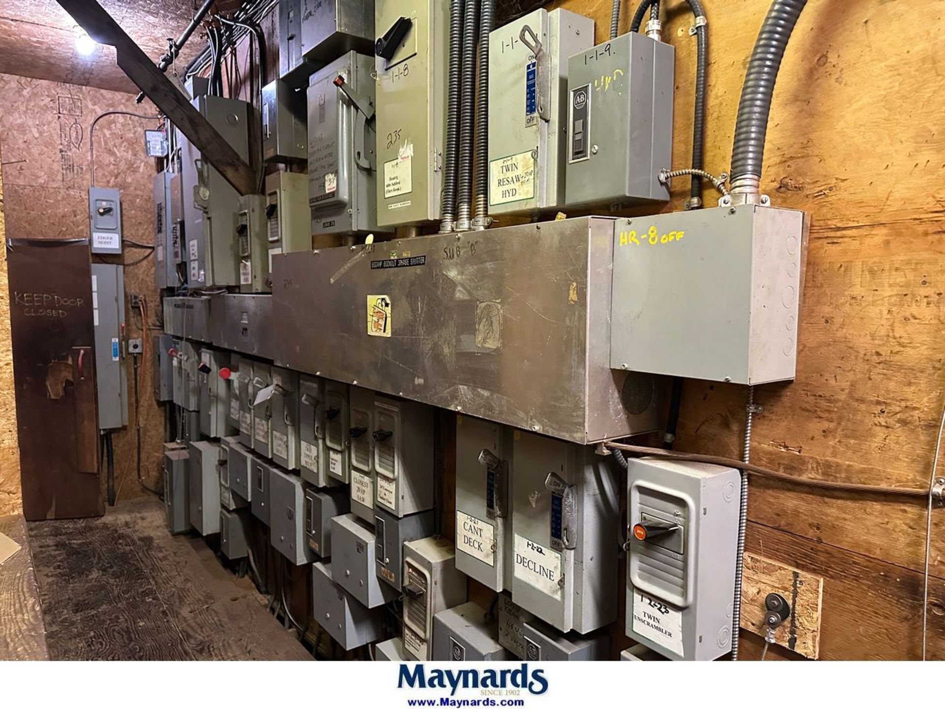 lot of marked electrical (subject to late removal)