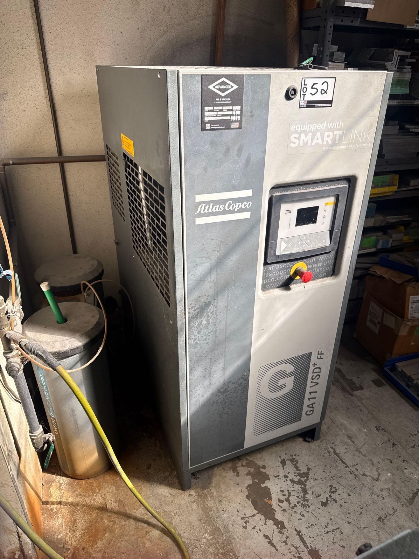 Atlas Copco GA11VSD+FF Rotary Screw Air Compressor
