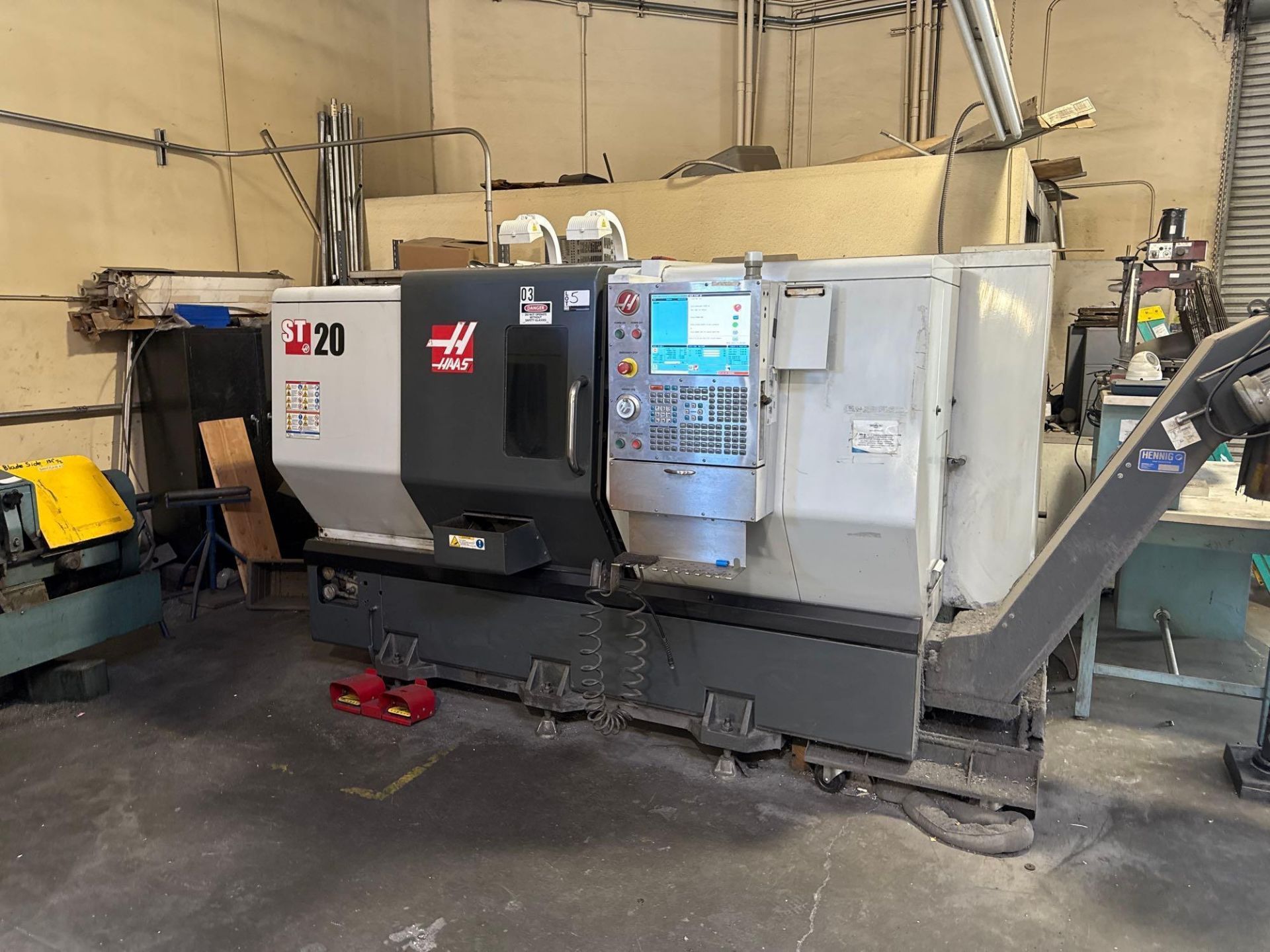 Haas ST-20 CNC Lathe 8.4” x 22.5” Trvls, 8” Chuck, 2” Bar Cap, 12 ...