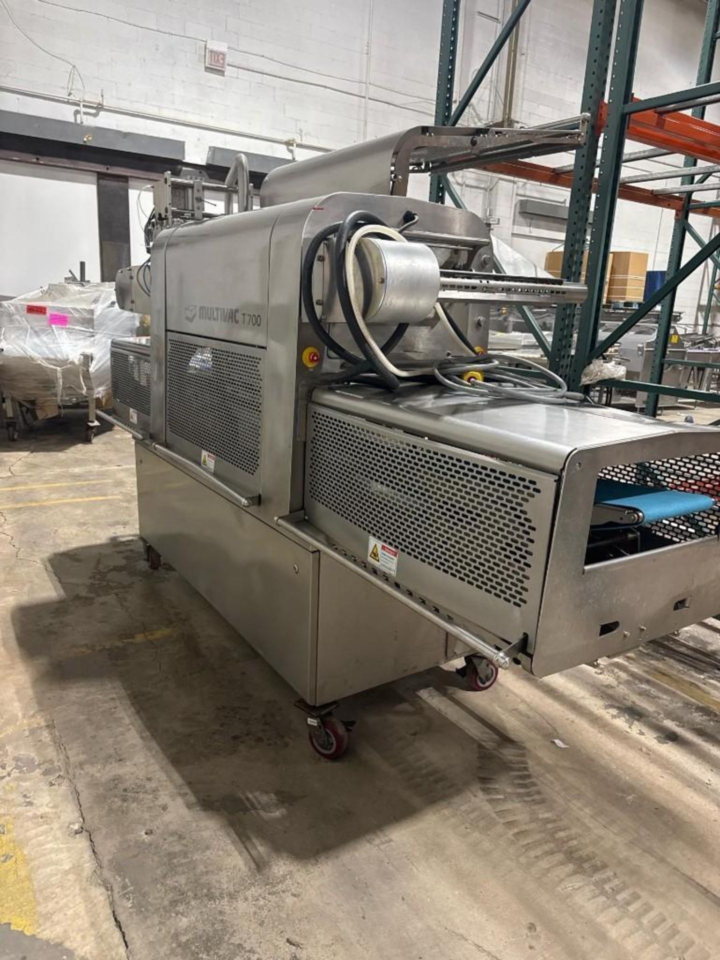 Multivac Tray Sealer, Mdl. T700, SN. 141530, all stainless steel ...