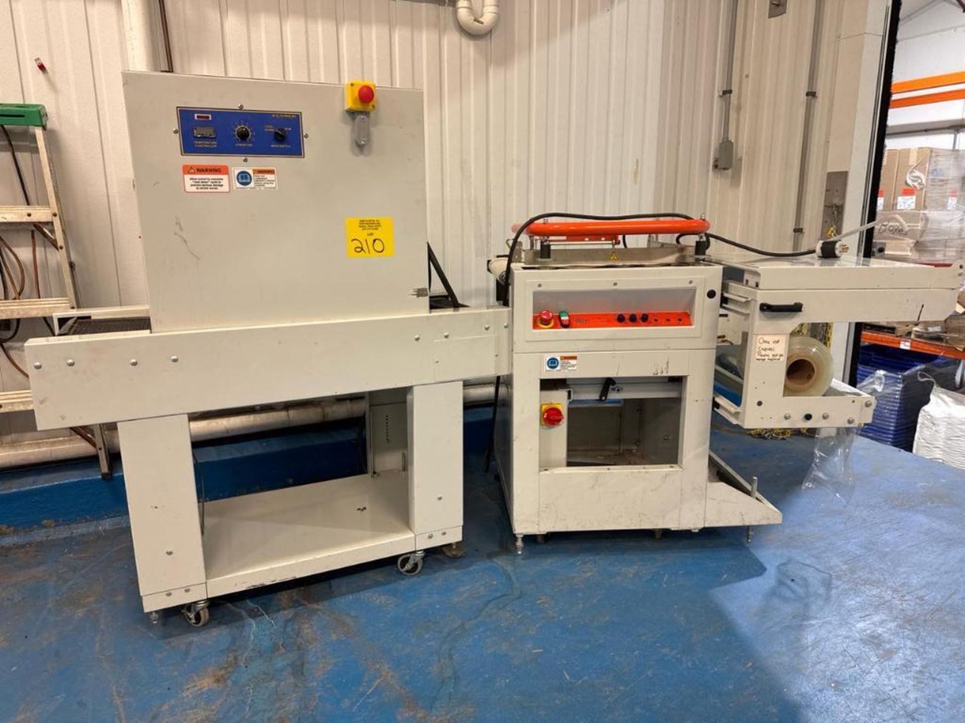 Clamco L-Bar Sealer, Model DEM 4 L-Sealer, SN 92274 with 850C Shrink ...