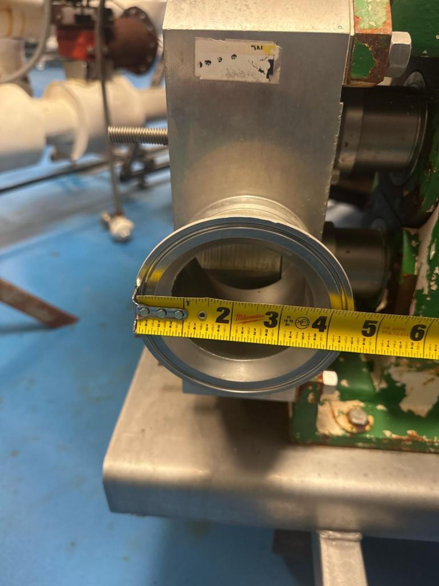 Alpha Laval Pump mounted on rolling stand, Model SRU5/168/LS, 7.5HP ...