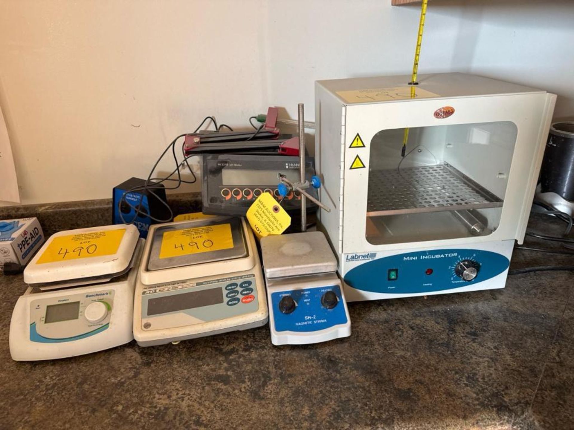 Lot of Lab Equipment Including Labnet Mini Incubator, SH-2 Magnet ...