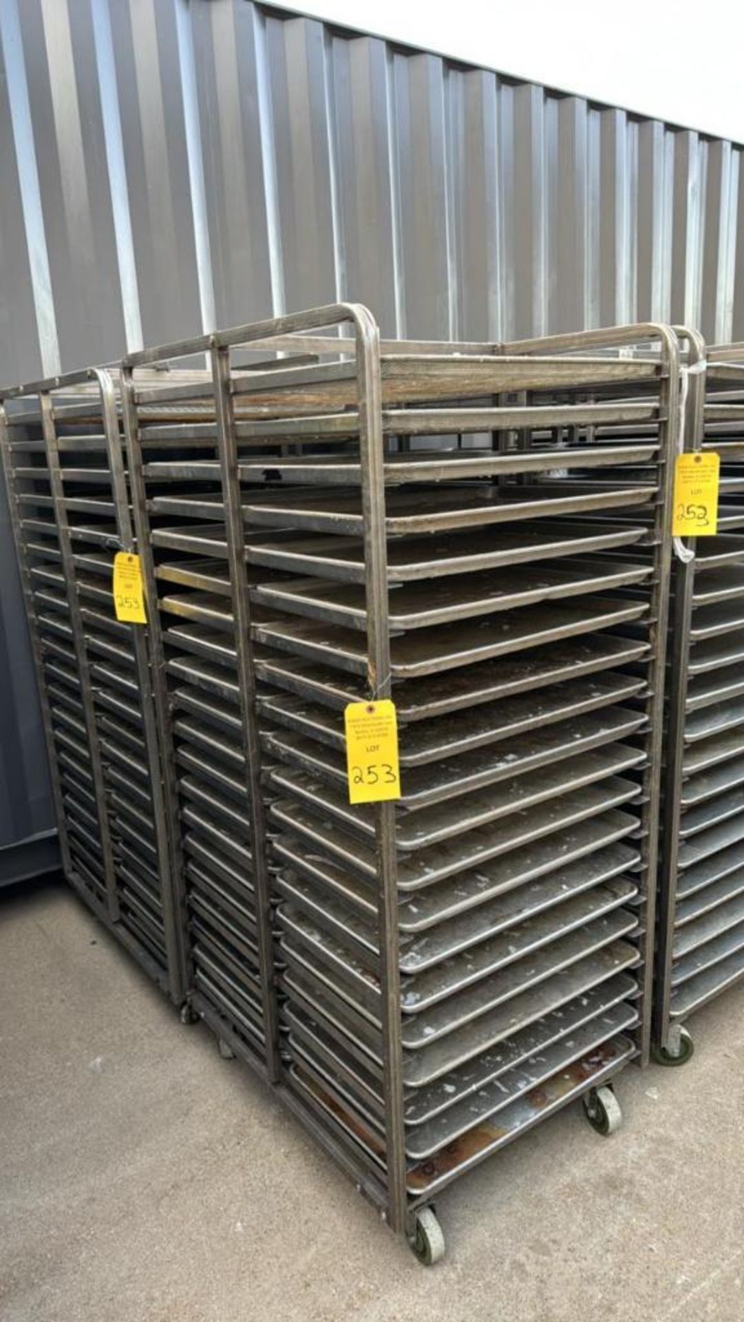 (2) Stainless Steel Bakery Rack 36" x 28.5" x 69" with 30 shelves ...