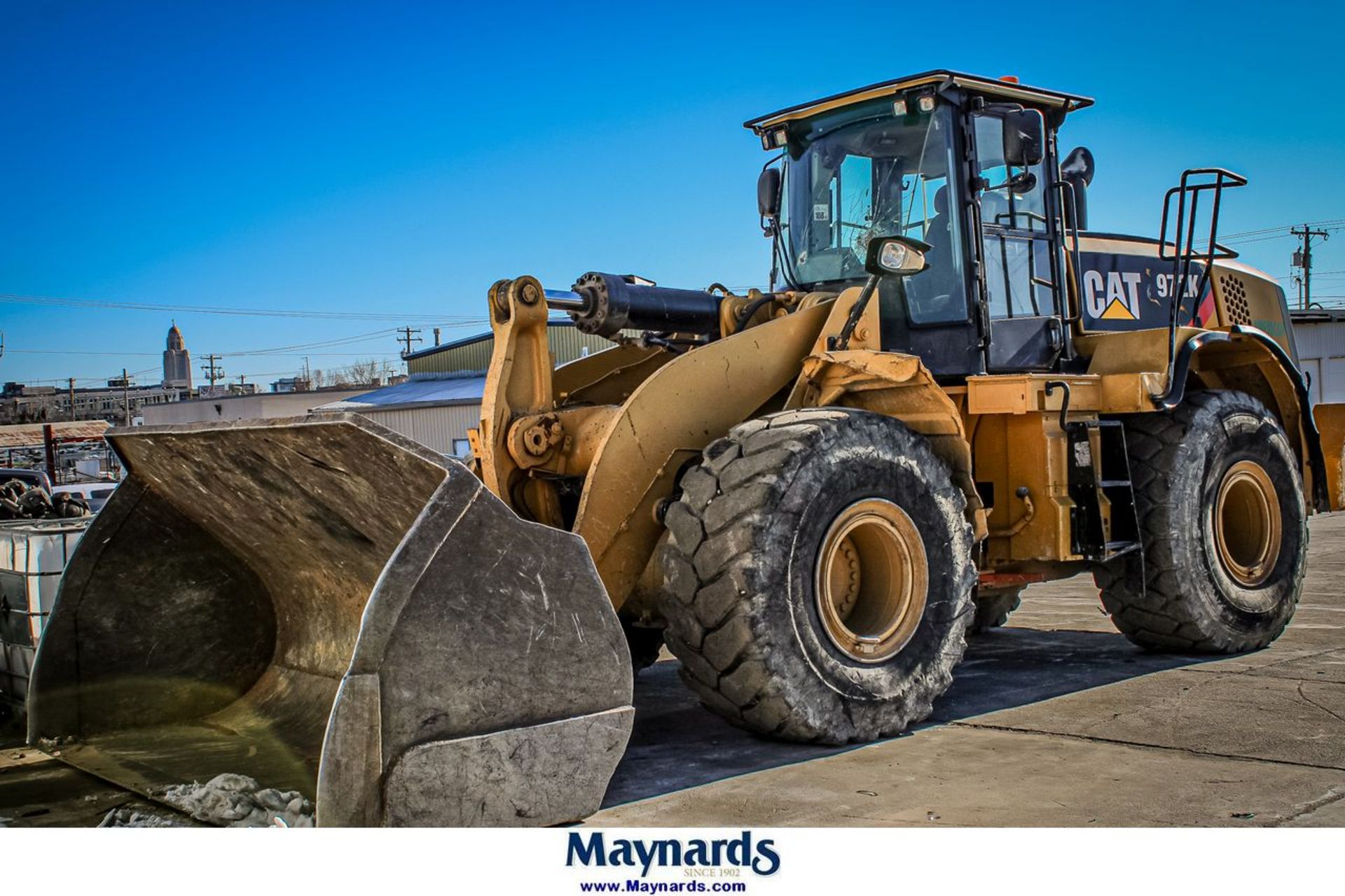 2012 CATERPILLAR 972K WHEEL LOADER WEIGHT: 69,445LB, 234 Kw, 9940 HOURS ...