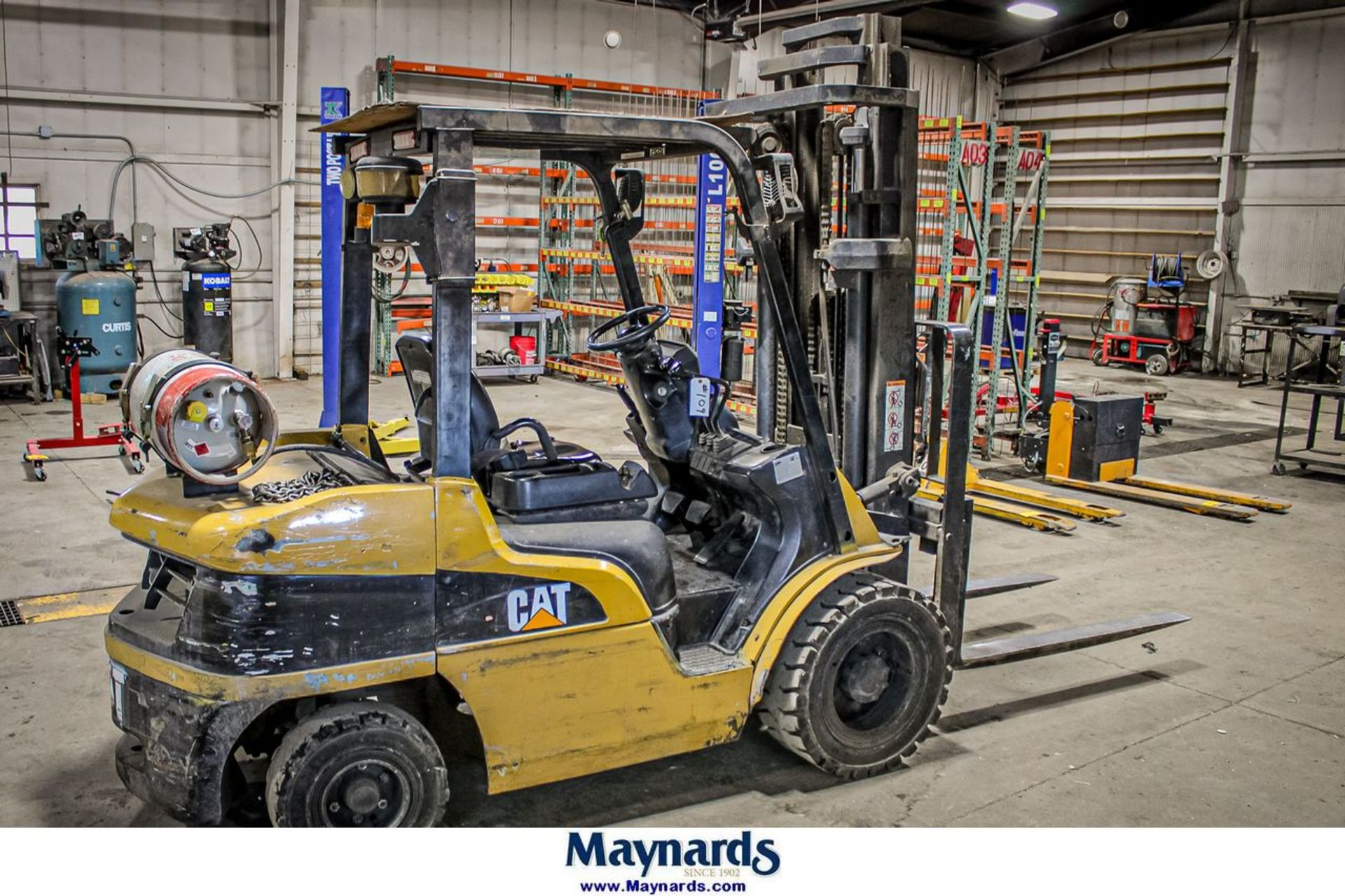 CATERPILLAR P7000 7,000 LBS FORKLIFT TRUCK 7,000-LB. CAPACITY, 186" MAX ...