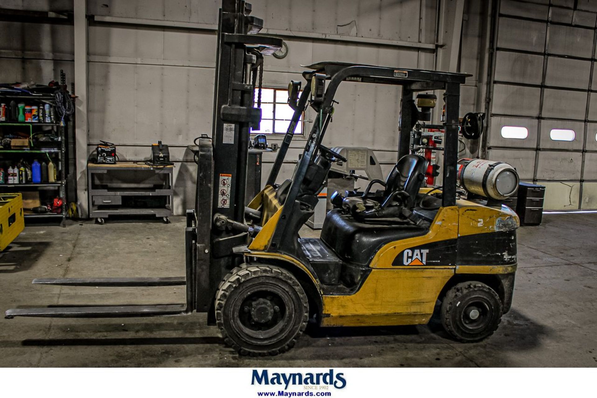 CATERPILLAR P7000 7,000 LBS FORKLIFT TRUCK 7,000-LB. CAPACITY, 186" MAX ...