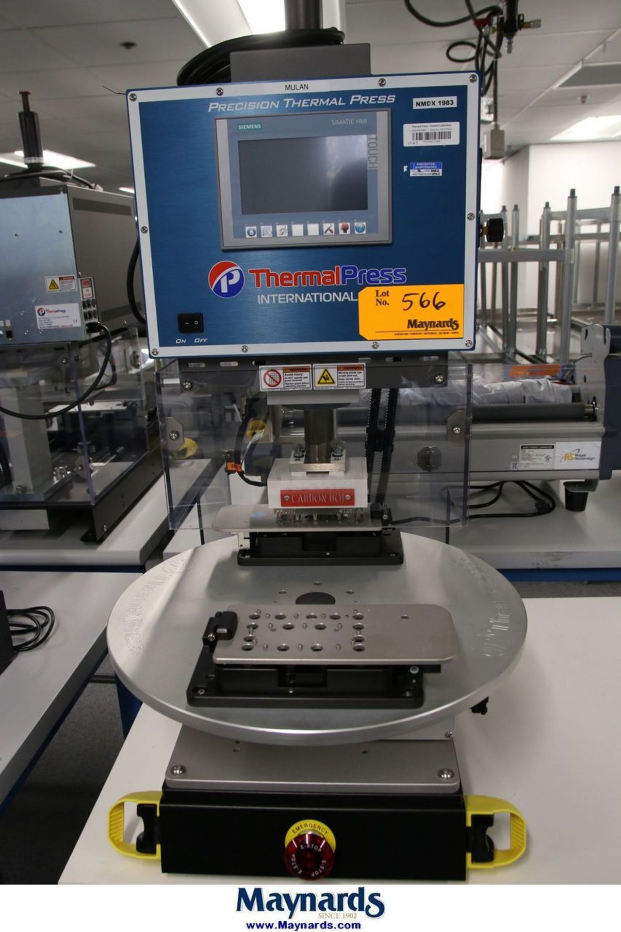 2019 Thermal Press International C50MM Precision Thermal Press 220 VAC ...