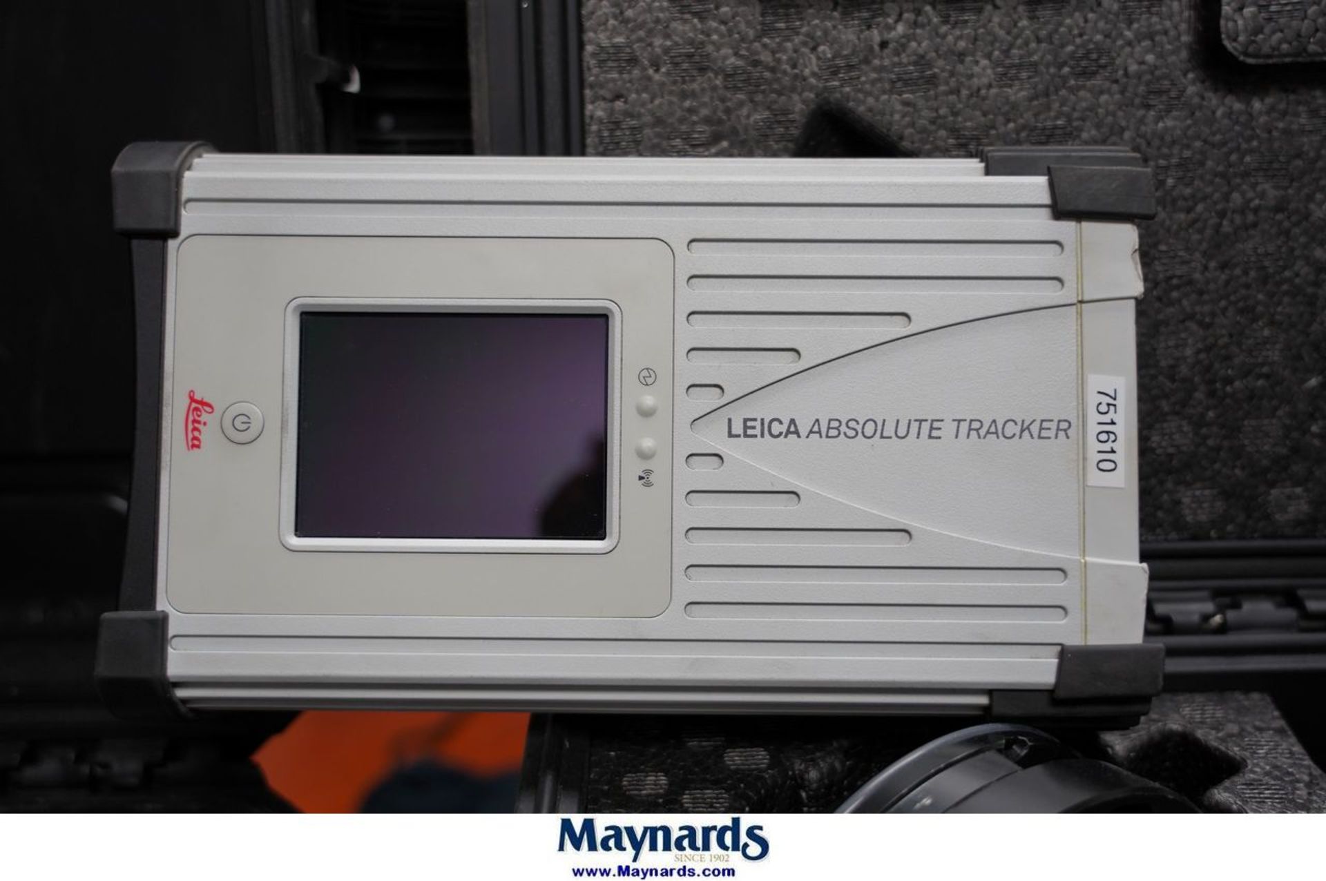 LEICA ABSOLUTE TRACKER, AT960-SR (3) PIECE CASE SET, TRACKER, TRIPOD ...