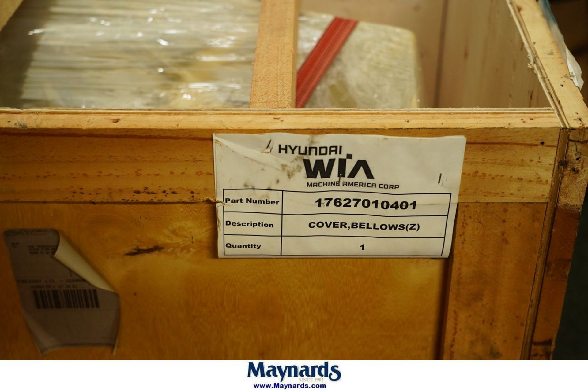 (7) Crates of Spare Parts