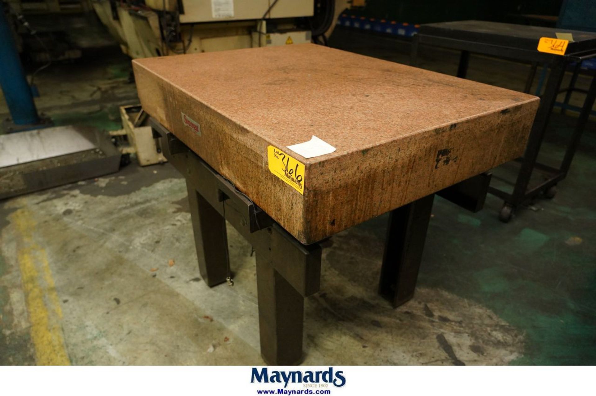 Starrett Granite Surface Plate 36'' x 48'' x 40'' Tall
