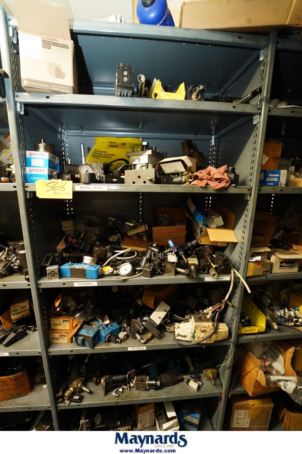 Contents of Spare Parts Room Everything But Lotted Items