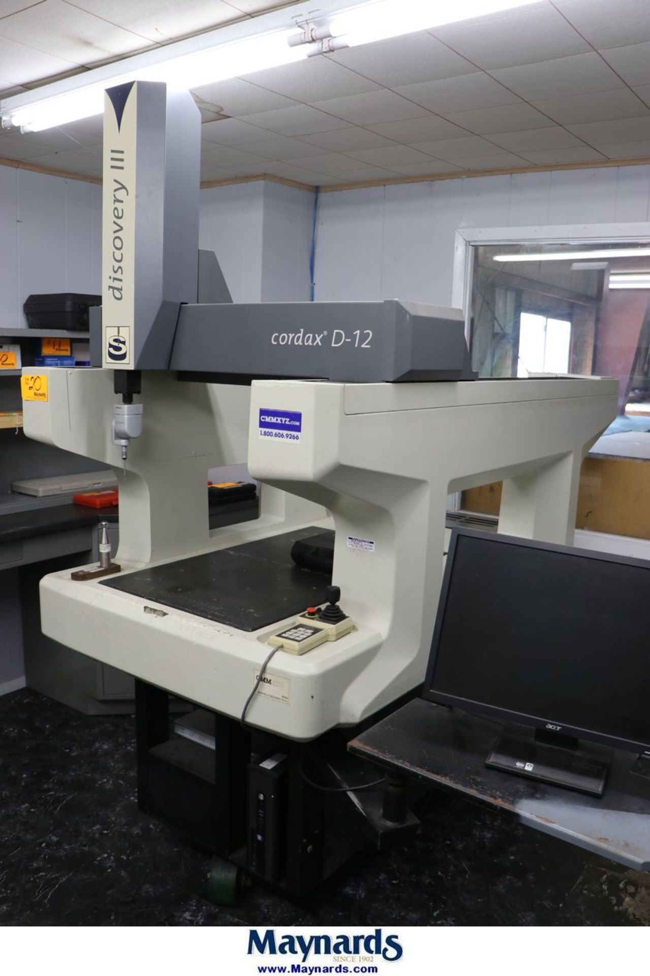 2010 Sheffield Discovery III Cordax (D-12) CMM ; to Include: Hexagon HH ...