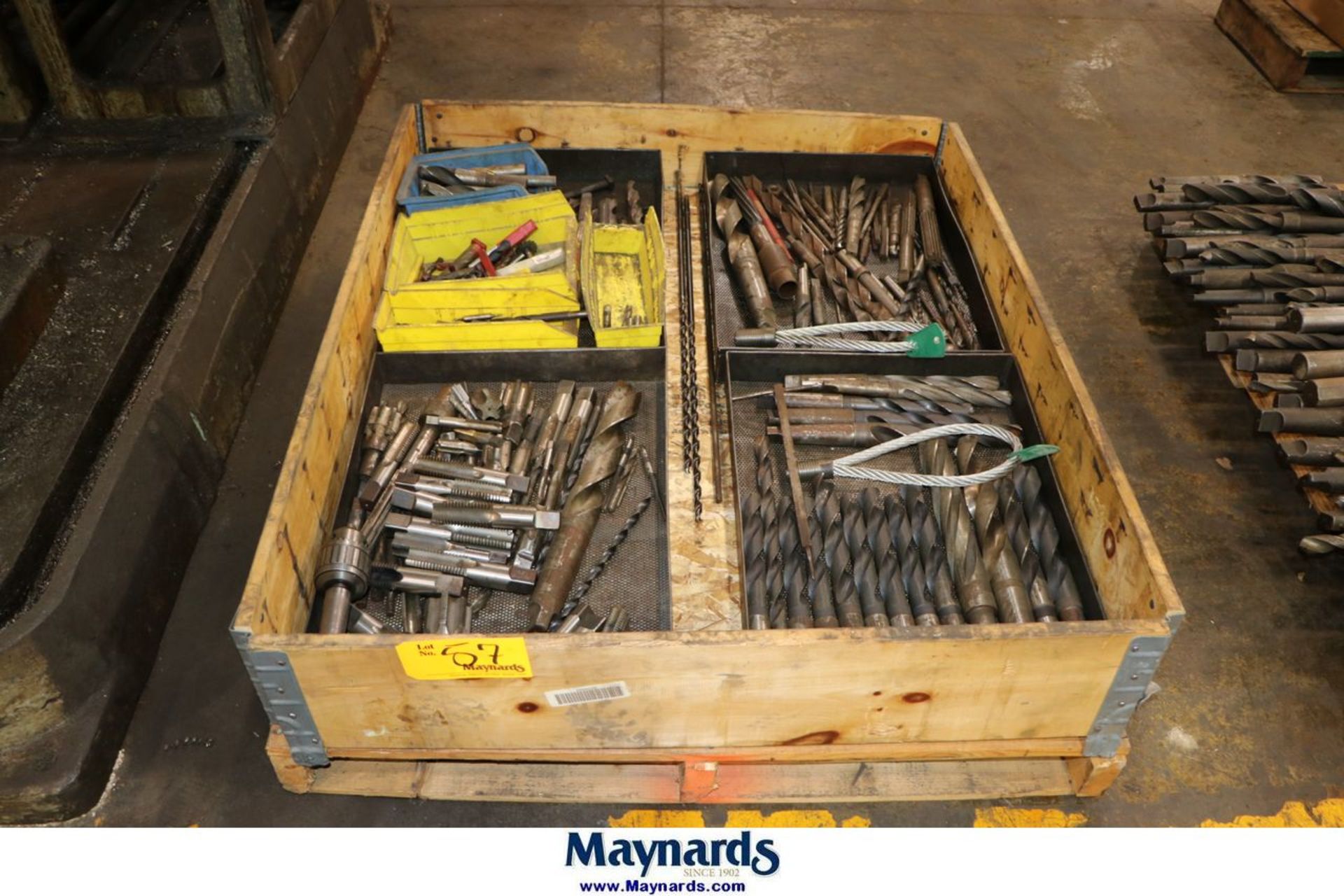 { Group of lots: 57, 58, 59 } Lot Of Assorted Drill/Machine Tooling To ...