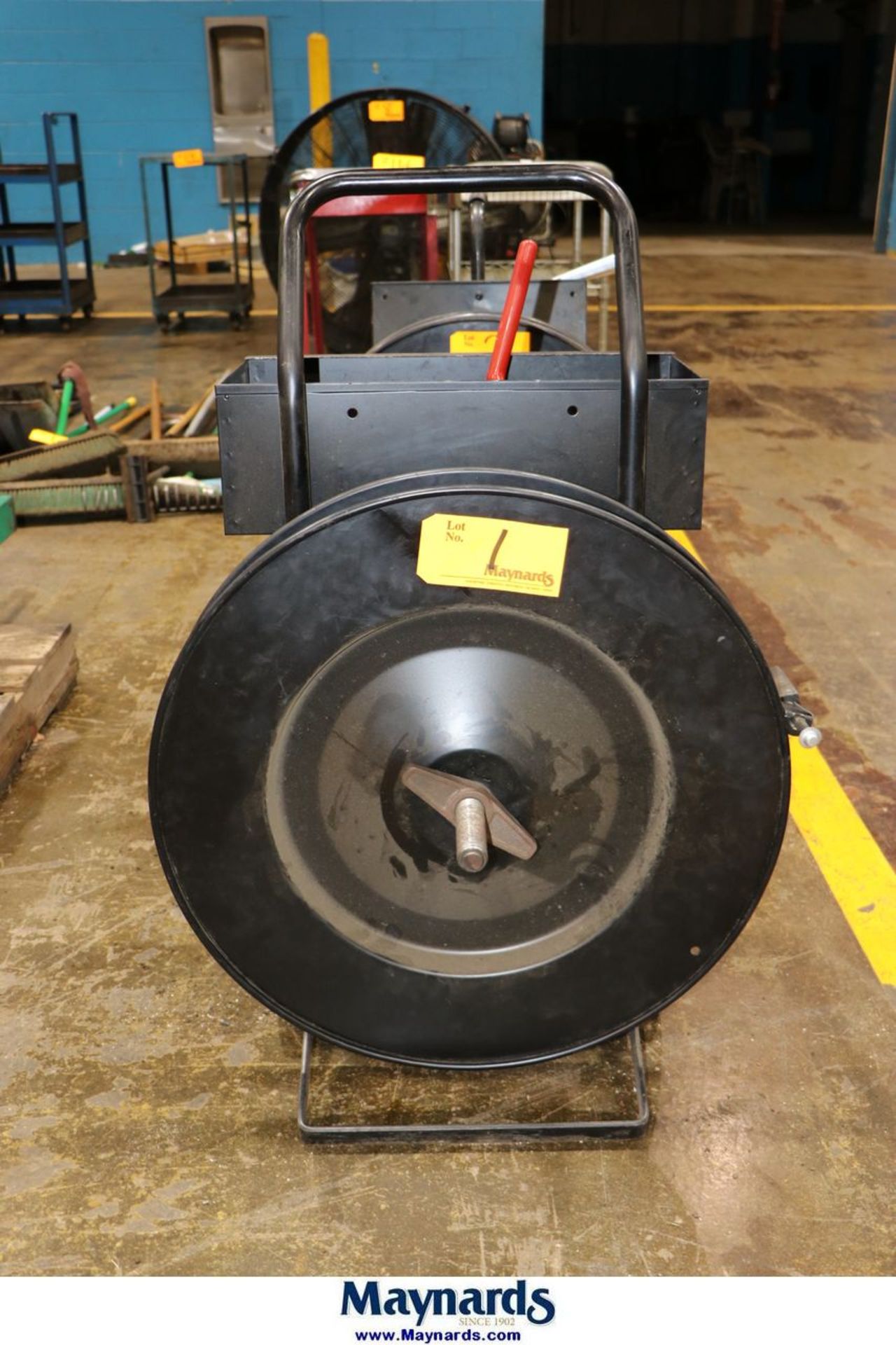 { Choice of lots: 1 } Steel Banding Cart To Include Strapping Tool, Mip ...