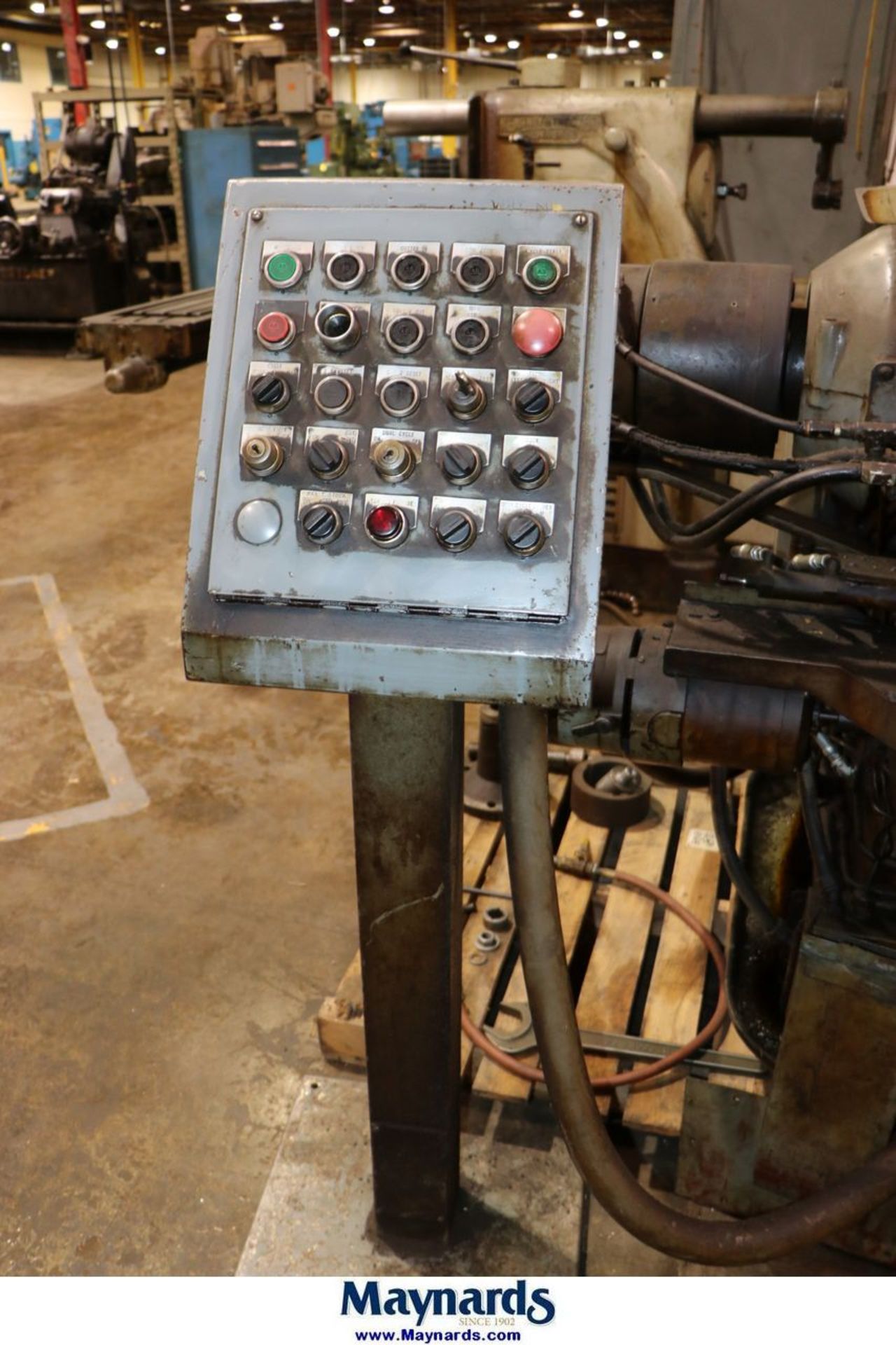 Lees Bradner Model Hta 12"X72" Heavy Duty Automatic Thread Mill Maximum ...