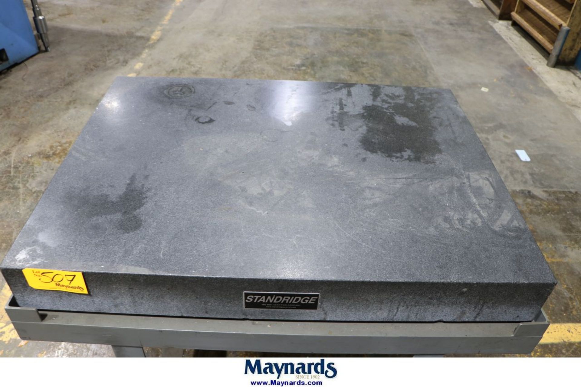 Standridge Granite Surface Plate With Stand 48" X 36" {Removal Cost: $50}