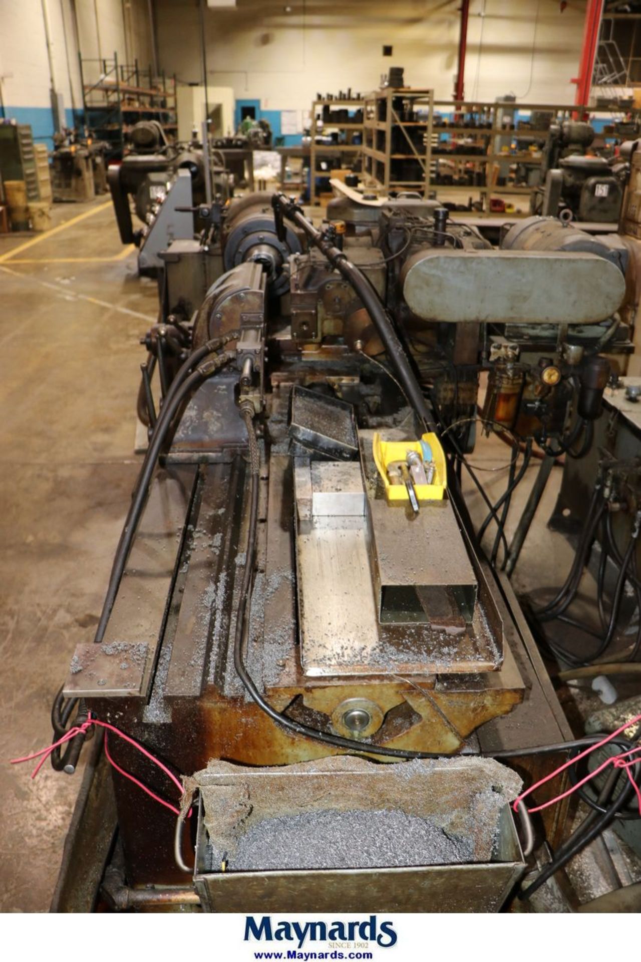 Lees Bradner Model Hta 12"X72" Heavy Duty Automatic Thread Mill Maximum ...
