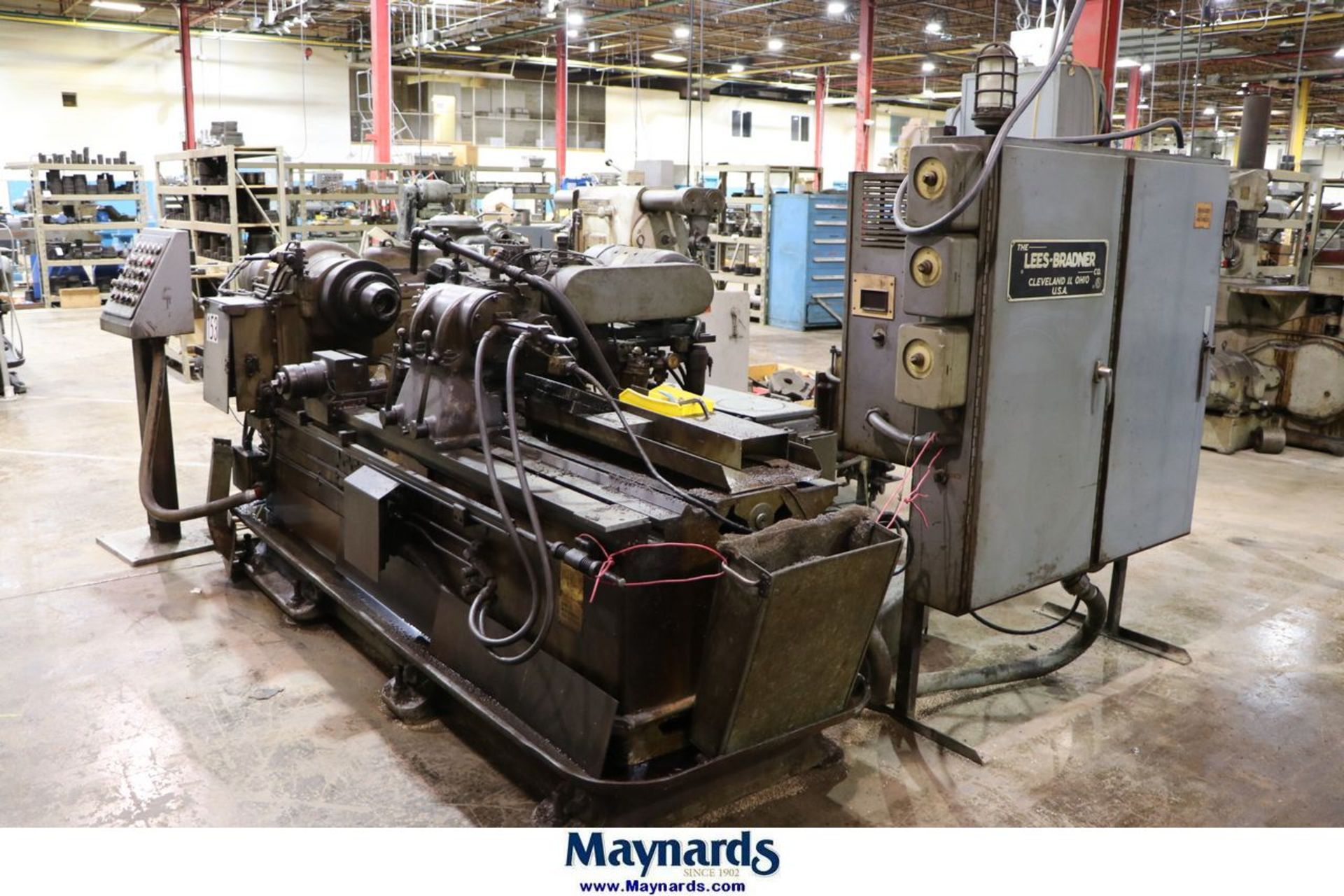Lees Bradner Model Hta 12"X72" Heavy Duty Automatic Thread Mill Maximum ...