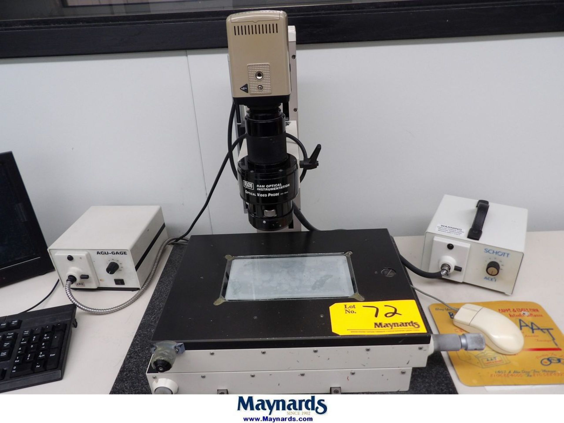 Ram Optical Video Probe With Schott Ace I Fiber Optic Light Source, Acu ...