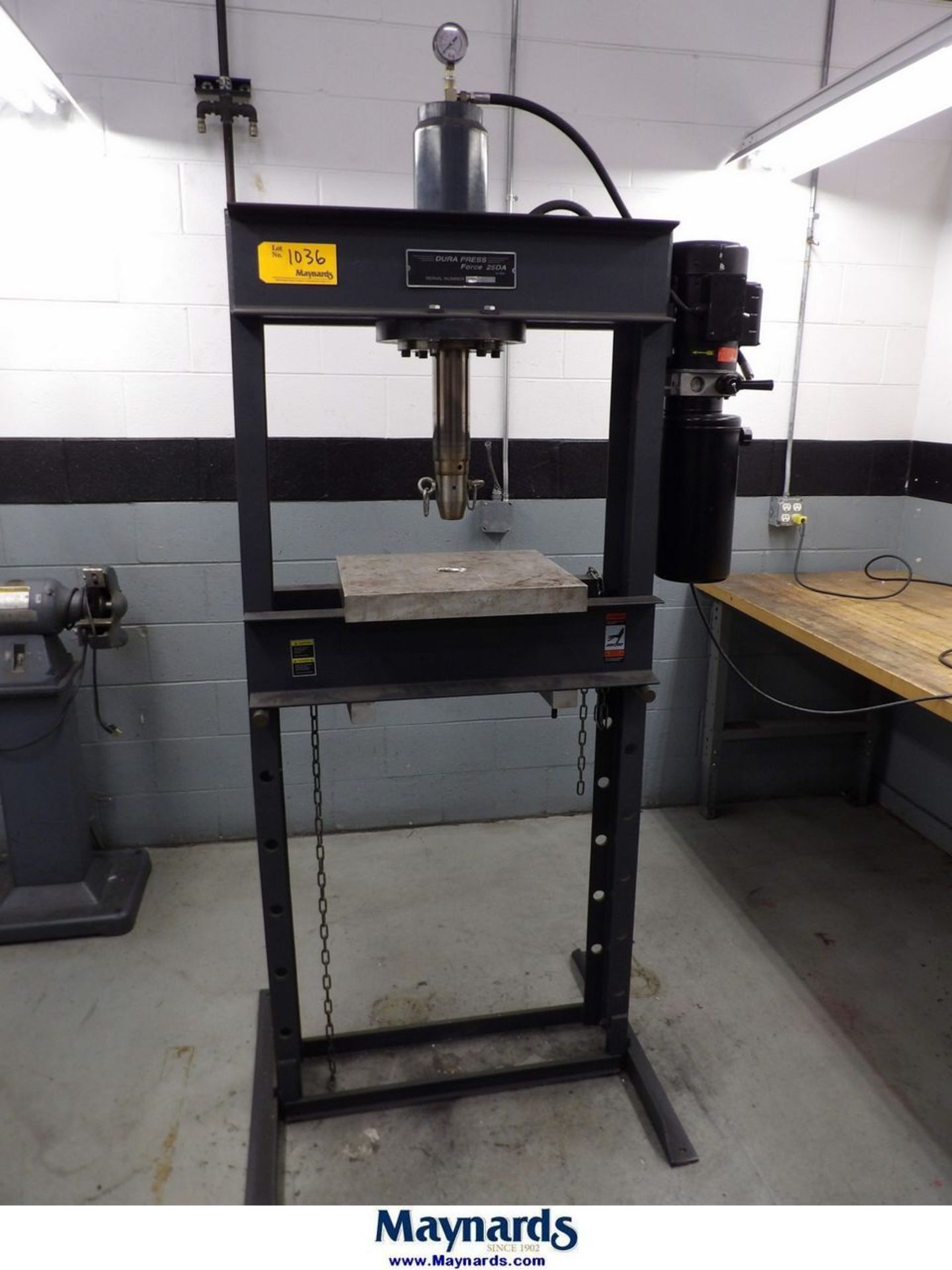 Dake Dura Press Force 25DA 25-Ton H Frame Press Dake Dura Press Force ...
