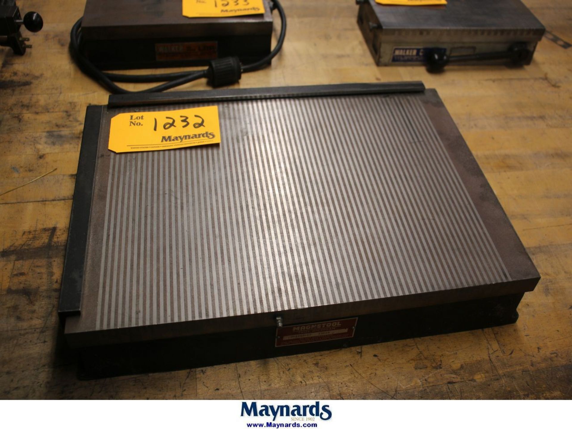 { Group of lots: 1232, 1233, 1234 } Magnetool 12" x 18" Magnetic Chuck ...