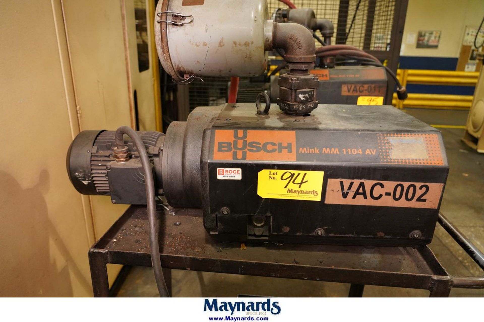 Busch Mink MM 1104 AV Dry Rotary Claw Vacuum Pump Pump Speed 62m3/h ...