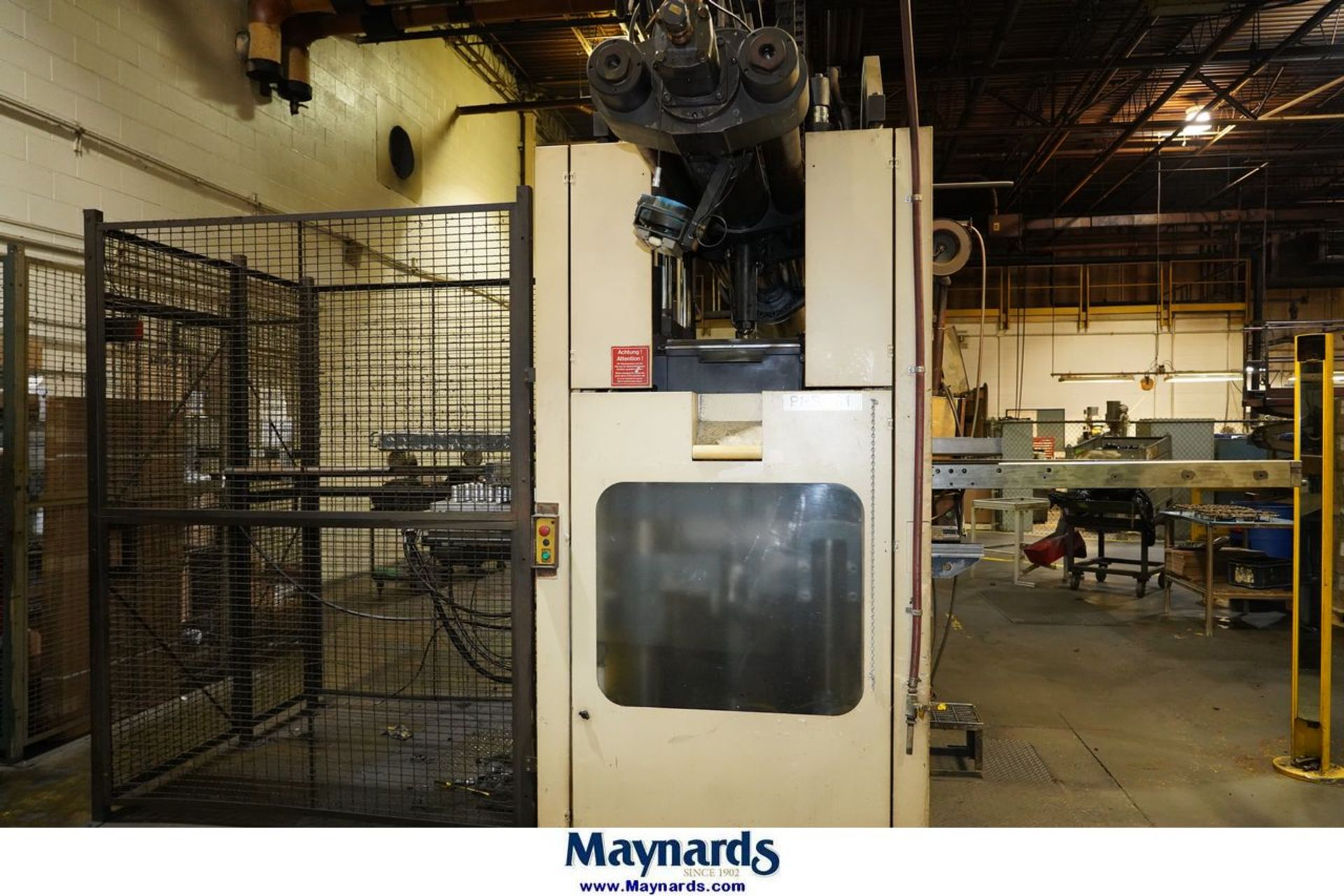 2002 Desma .400 ZO B750 500 Ton Vertical Rubber Injection Molding ...