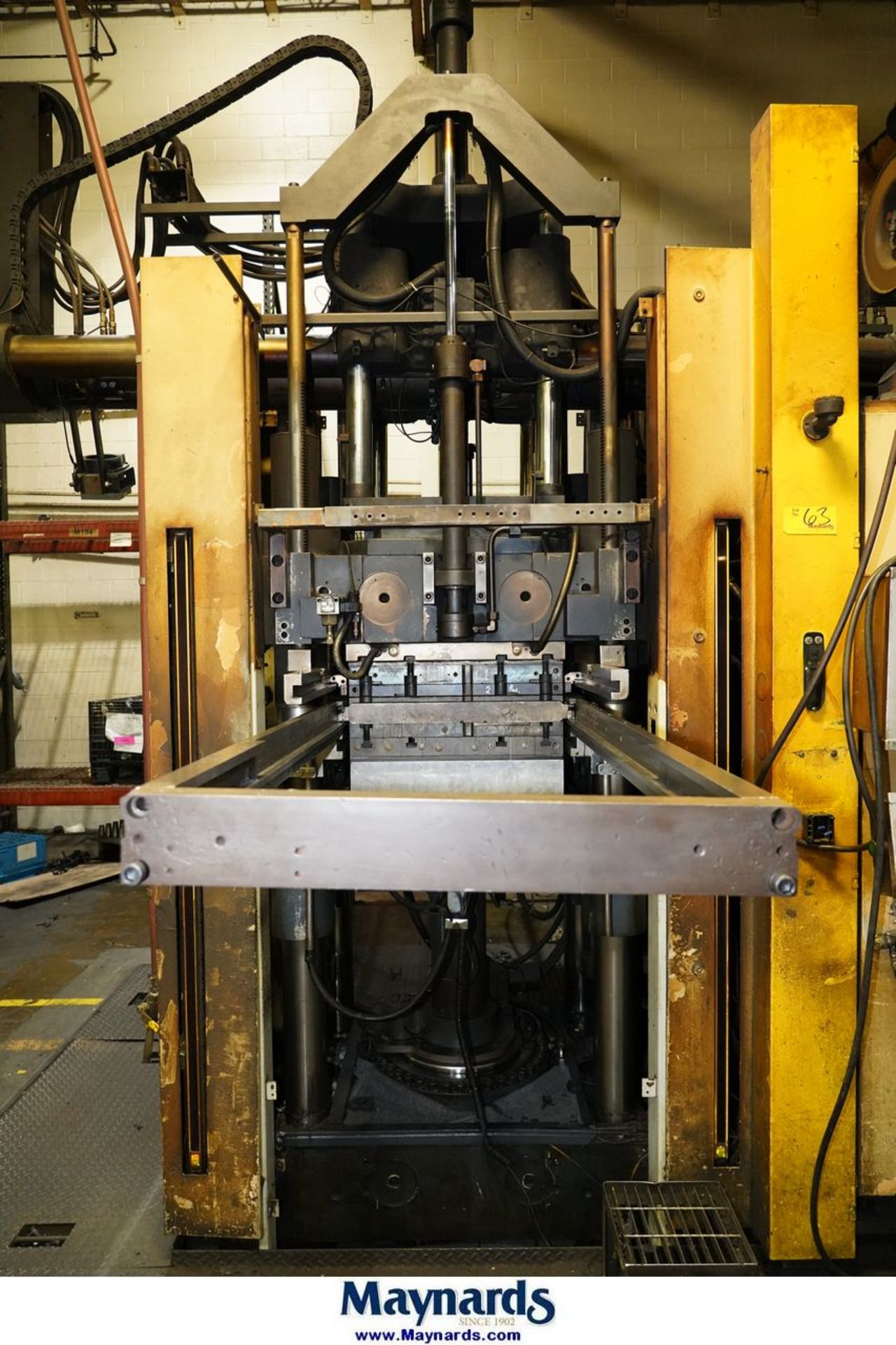 2002 Desma .400 ZO B750 500 Ton Vertical Rubber Injection Molding ...