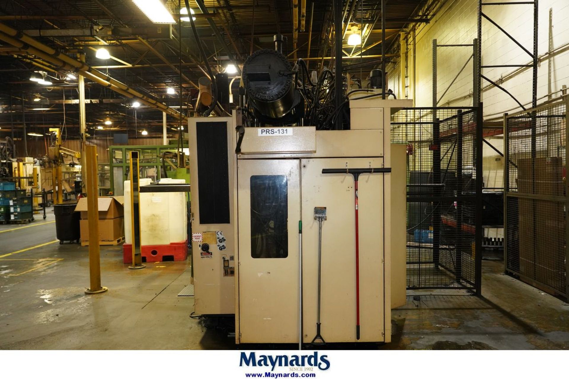 2002 Desma .400 ZO B750 500 Ton Vertical Rubber Injection Molding ...