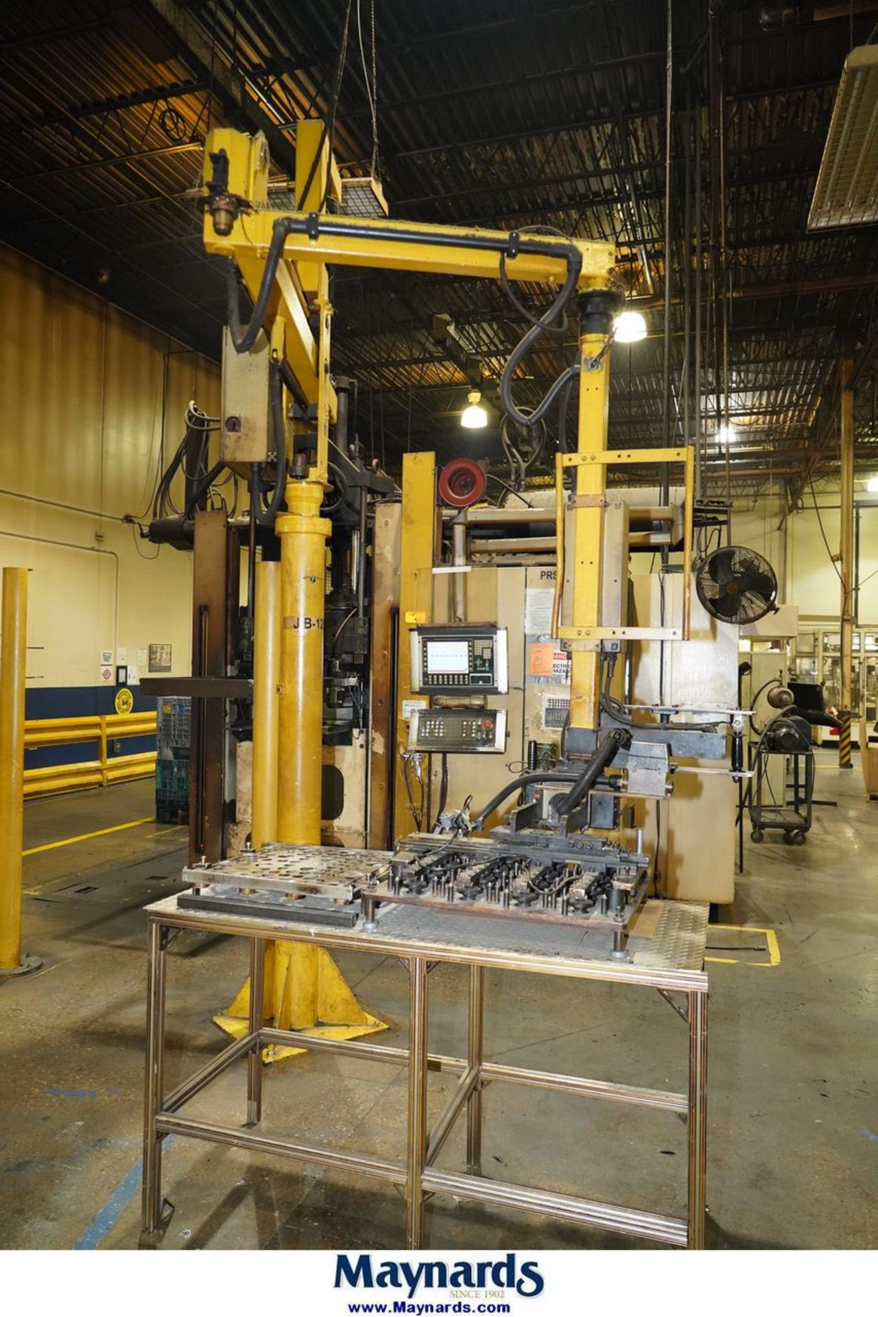 2002 Desma .400 ZO B750 500 Ton Vertical Rubber Injection Molding ...