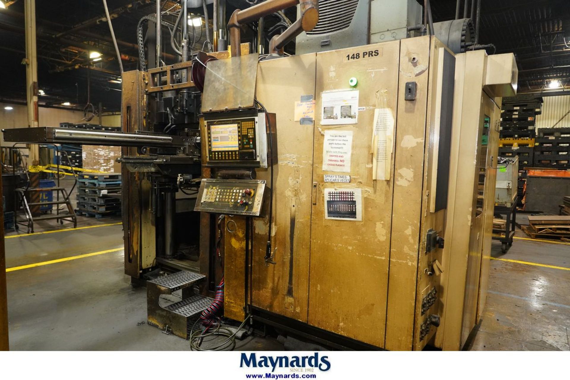 2003 Desma .400 ZO B750 500 Ton Vertical Rubber Injection Molding ...