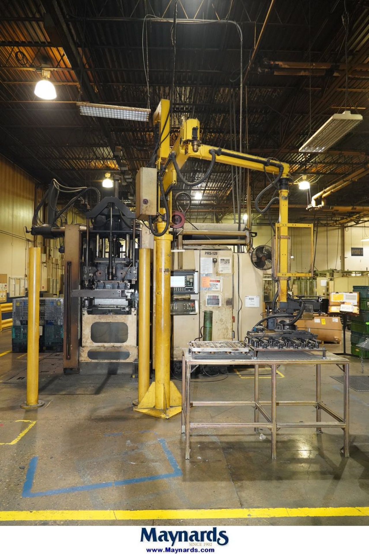 2002 Desma .400 ZO B750 500 Ton Vertical Rubber Injection Molding ...