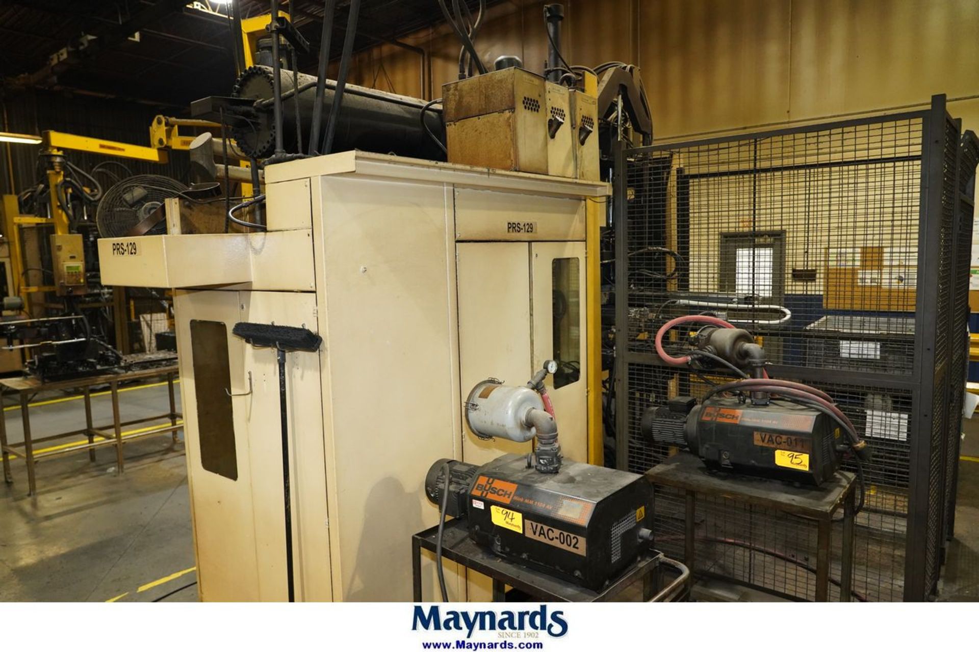 2002 Desma .400 ZO B750 500 Ton Vertical Rubber Injection Molding ...