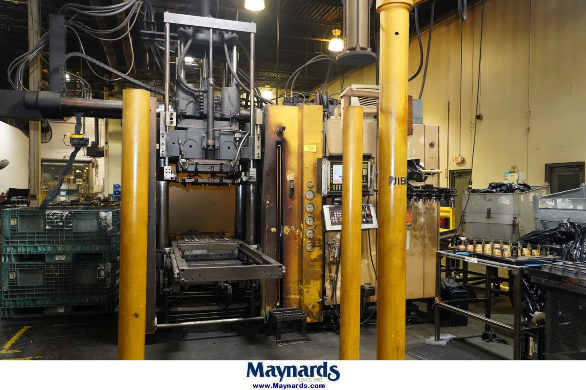 2003 Desma 968.400 ZO B750 500 Ton Vertical Rubber Injection Molding ...