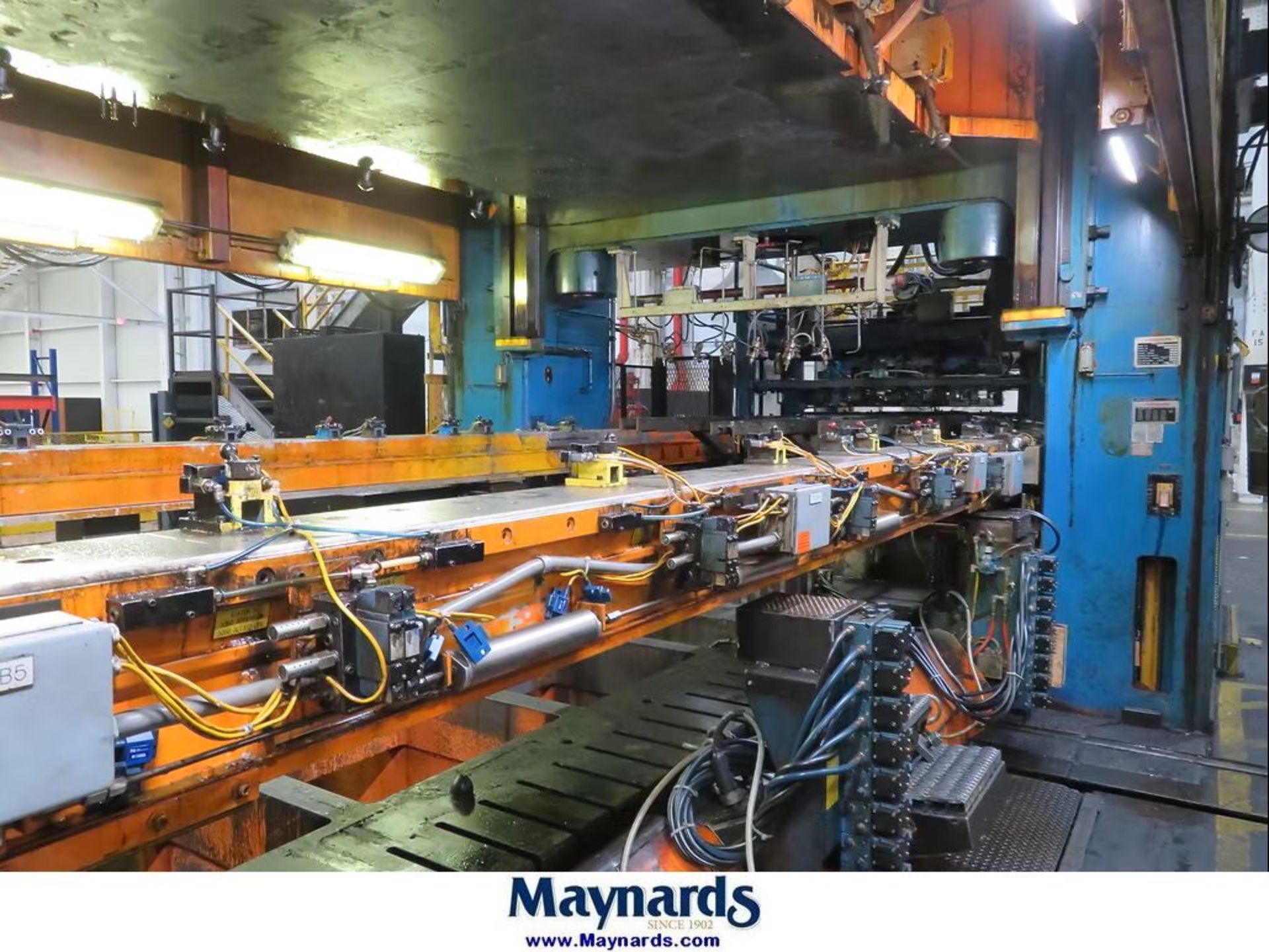 Verson Model TL-SE4-2000-226-108T Transfer press 2000 ton, 226"x108 ...