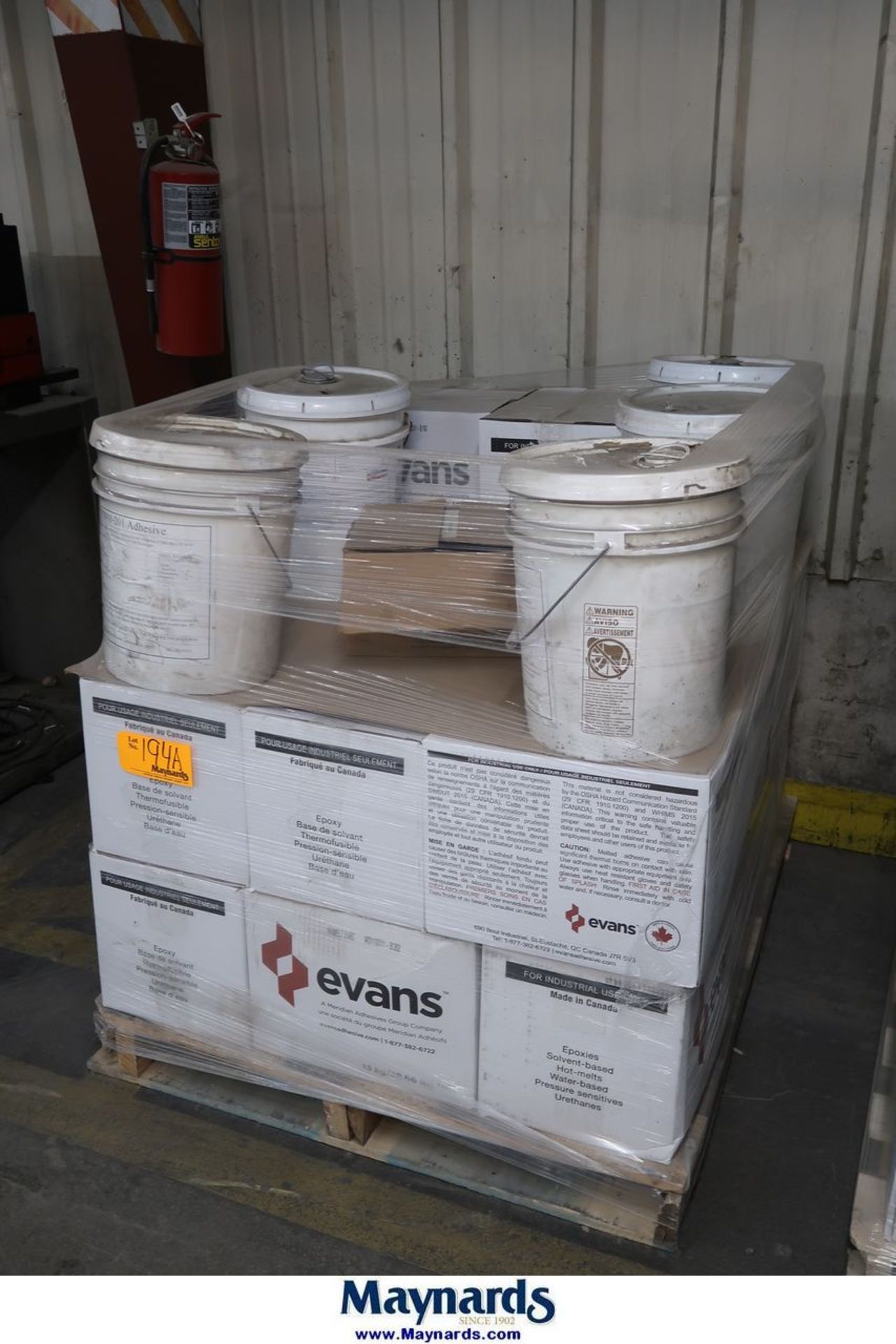 Pallets of Glue Adhesive Pallets of Glue Adhesive to Include (29) 35 Lb ...