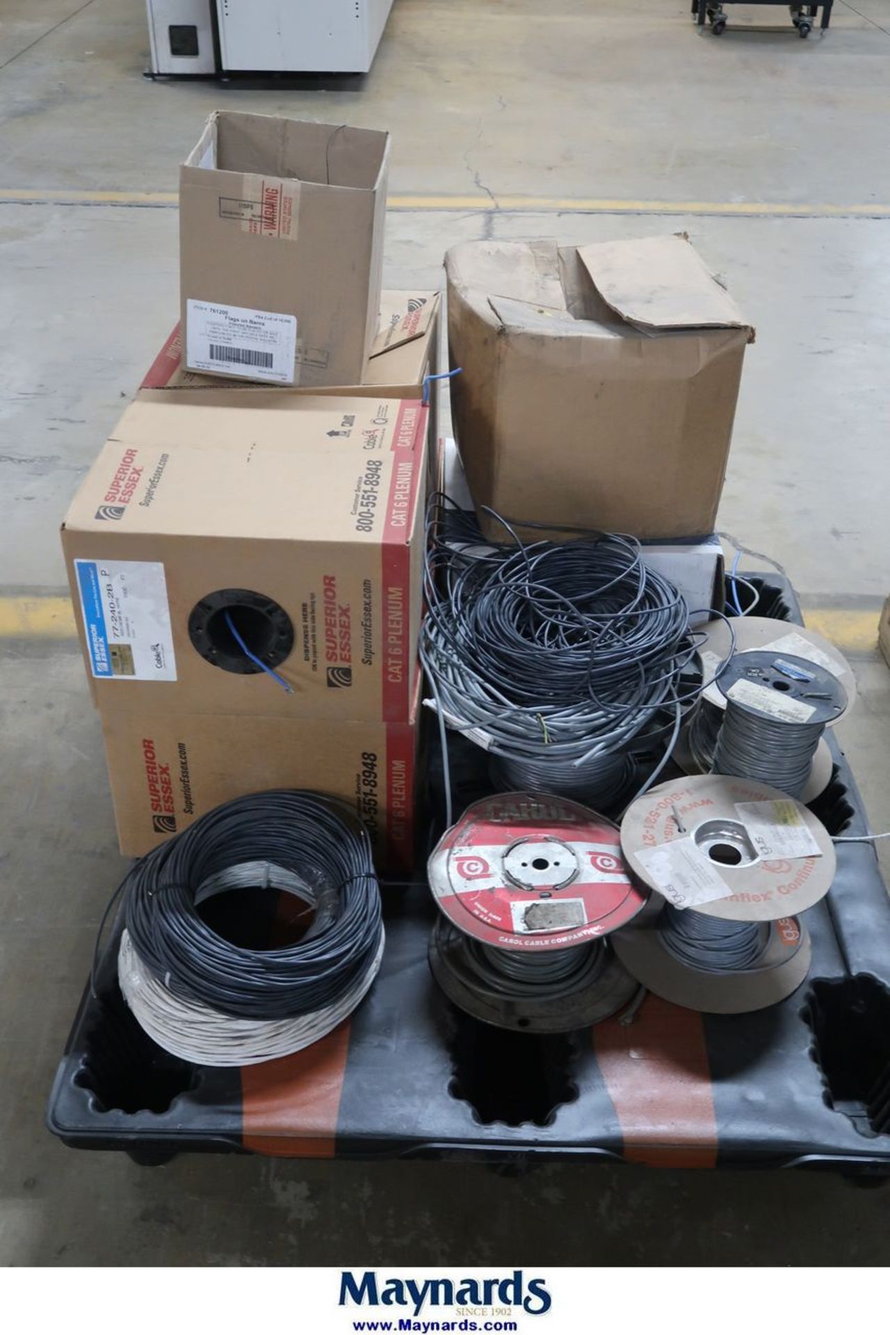 Pallets of Wire Spools & Communication Cable Pallets of Wire Spools ...
